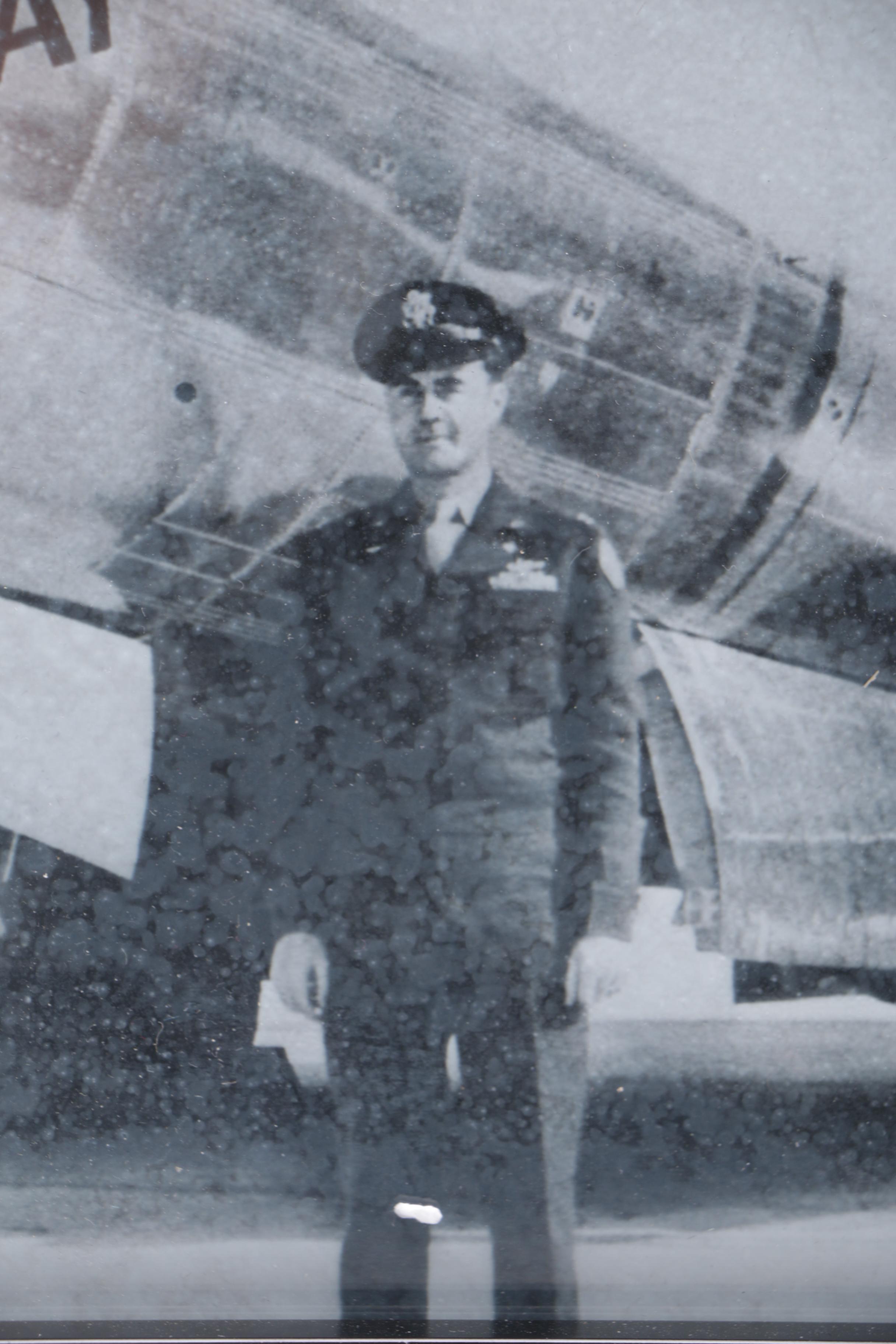 Signed Photograph of General Paul Tibbets with the Enola Gay | EBTH
