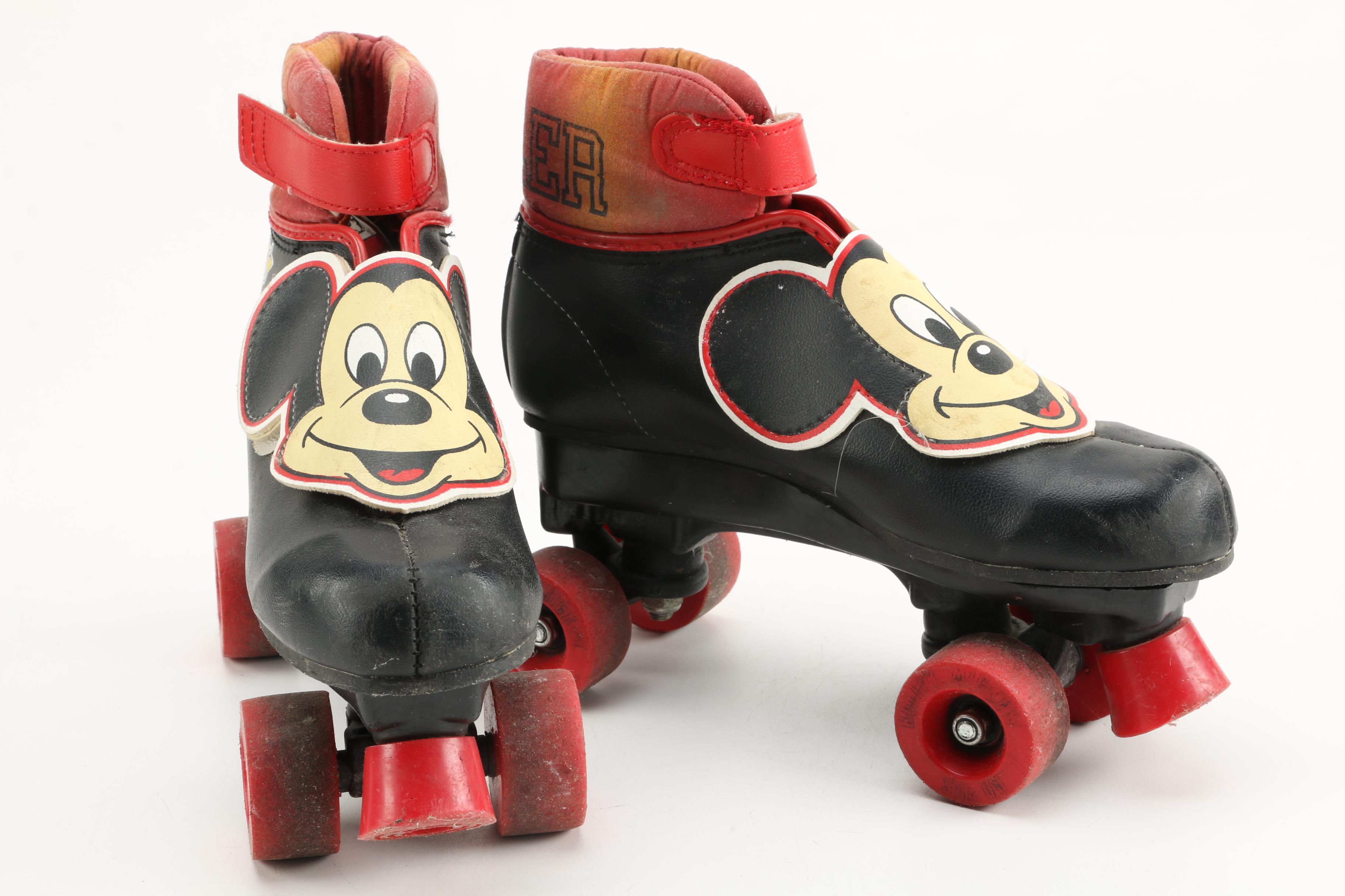 Vintage Mickey Mouse Playhouse, Roller Skates, and Toys | EBTH
