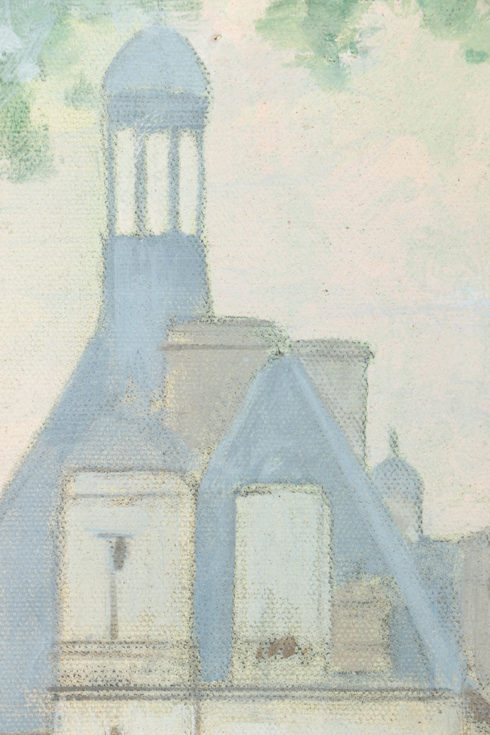 William Benecke Oil Painting on Canvas "Château du Chambord" | EBTH