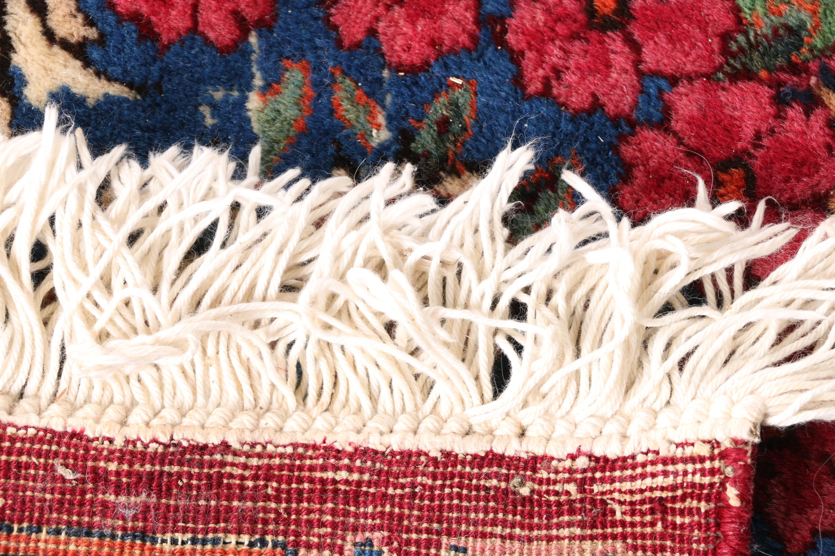 Hand-Knotted Persian Kerman Area Rug | EBTH