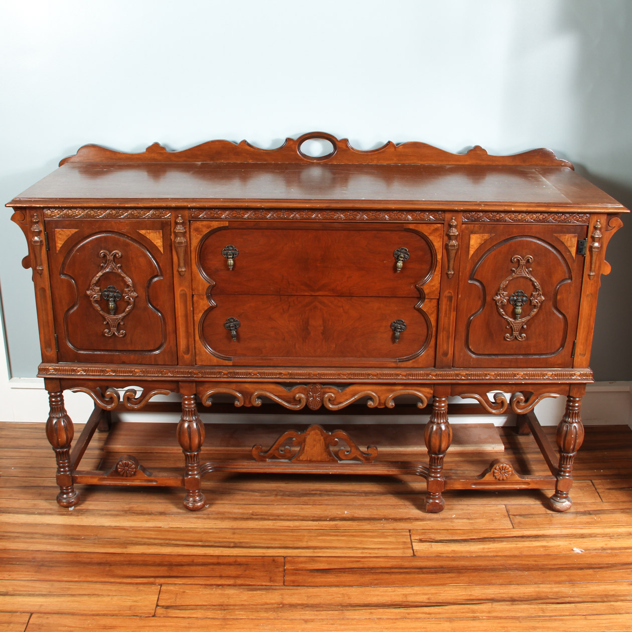 Vintage Jacobean Style Sideboard | EBTH