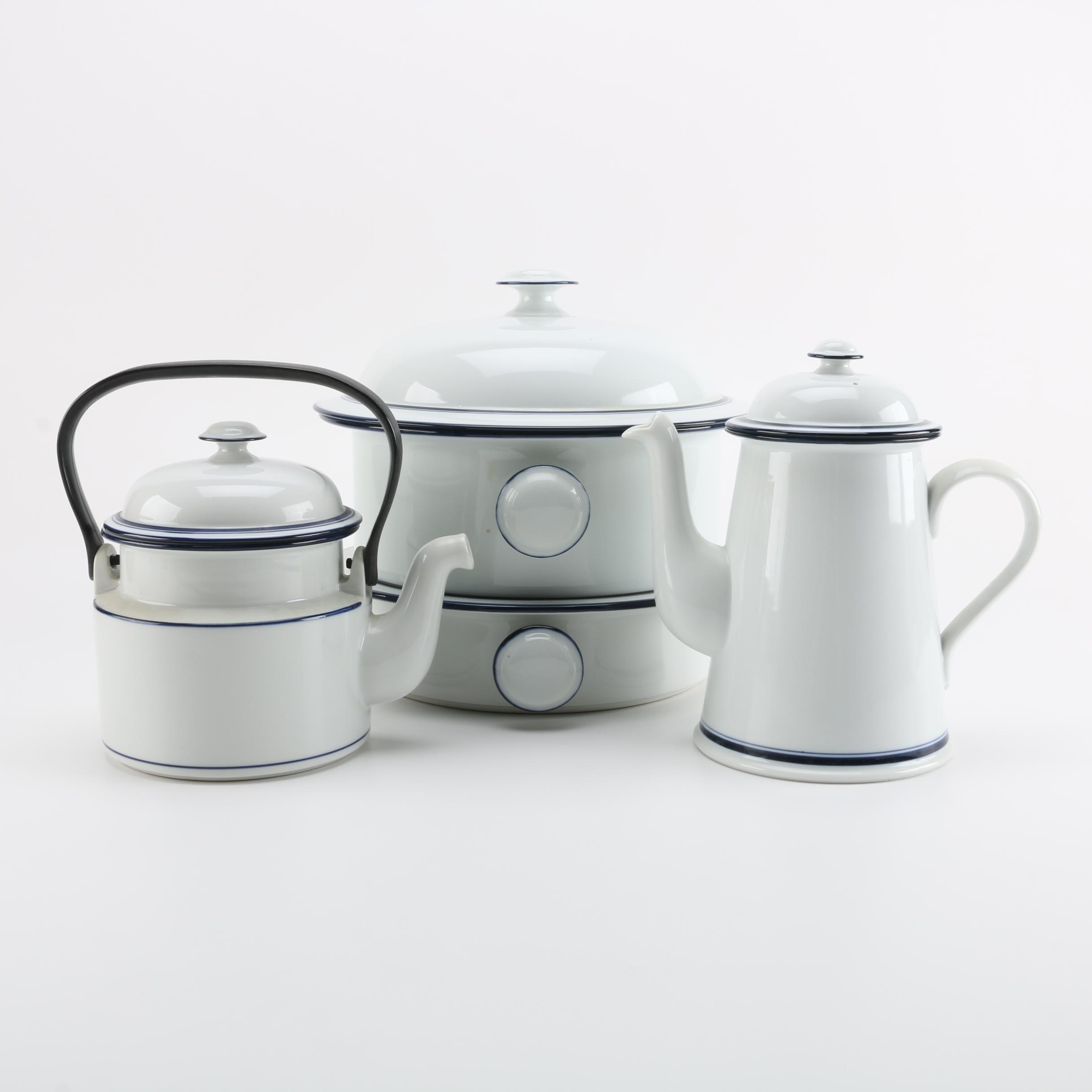 Dansk Bistro "Christianshavn Blue" Servingware | EBTH