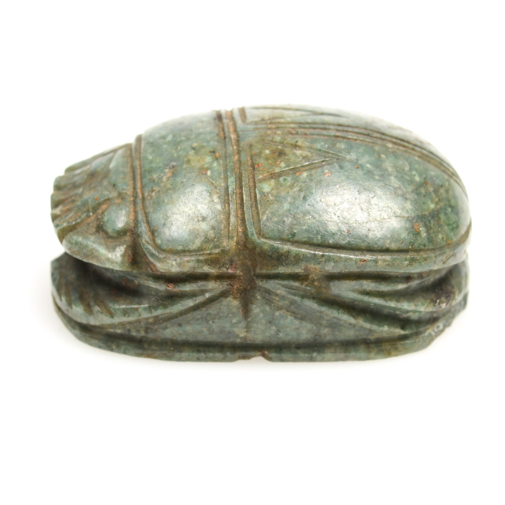 Antique Egyptian Green Scarab | EBTH