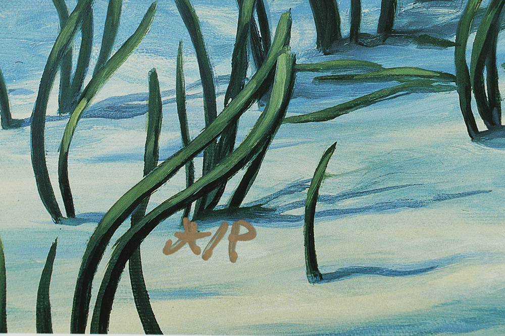 Fred W. Thomas Artist Proof Offset Lithograph on Paper "Smoke Screen ...