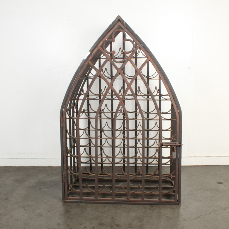 Iron Gothic Style Wine Rack | EBTH