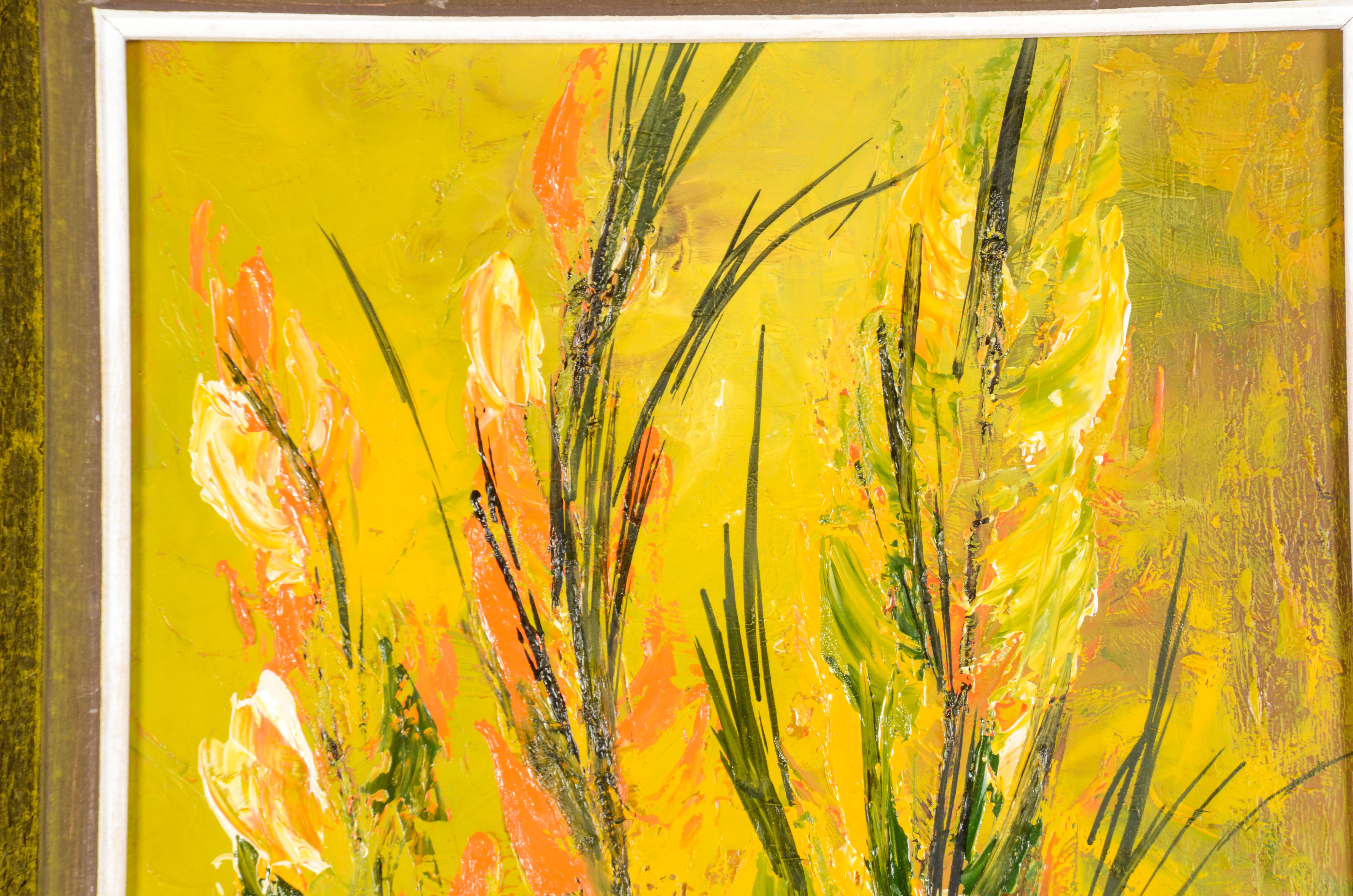 Bob Pepper Oil Painting on Board "The Glads" | EBTH