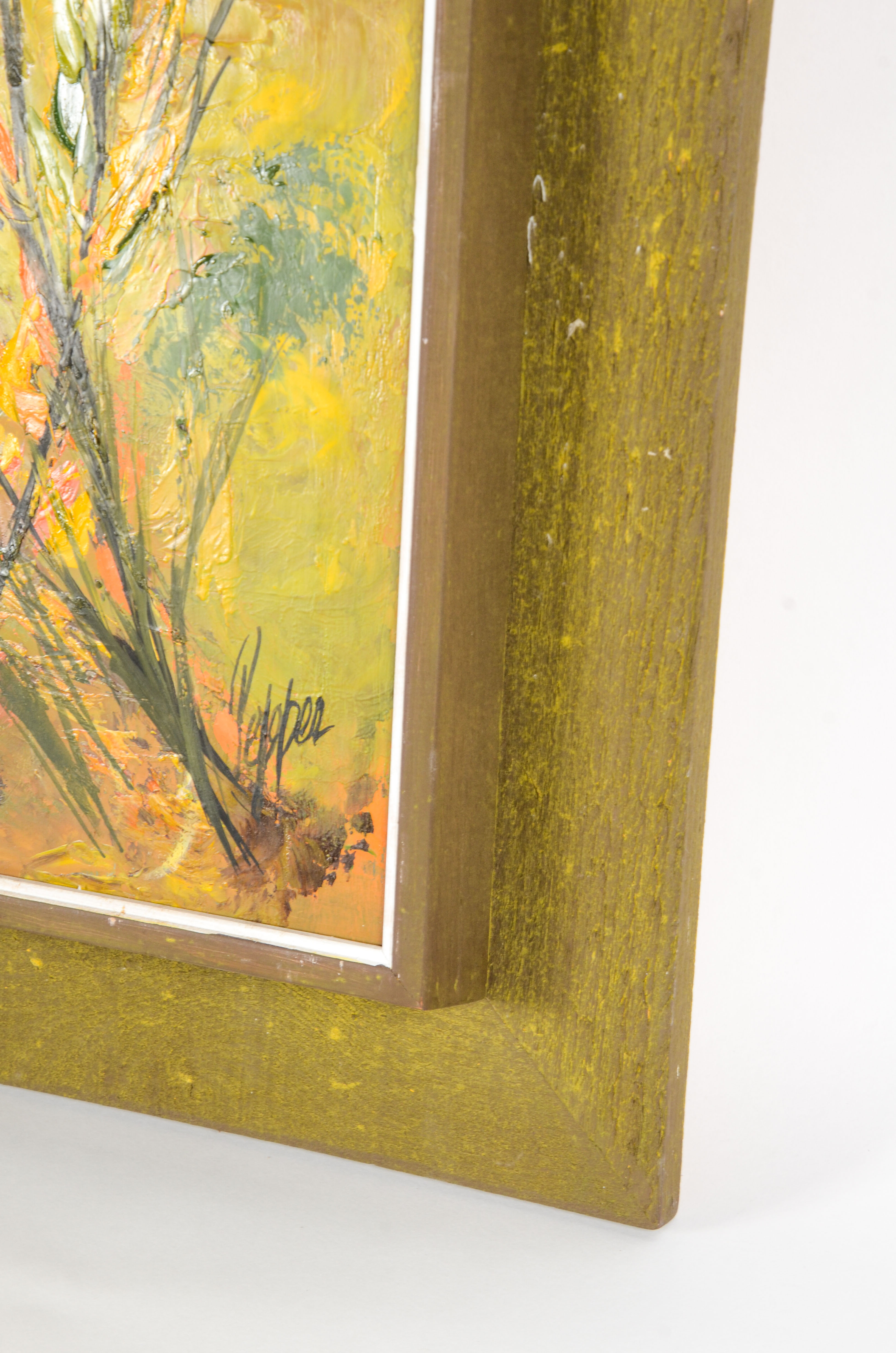 Bob Pepper Oil Painting on Board "The Glads" | EBTH
