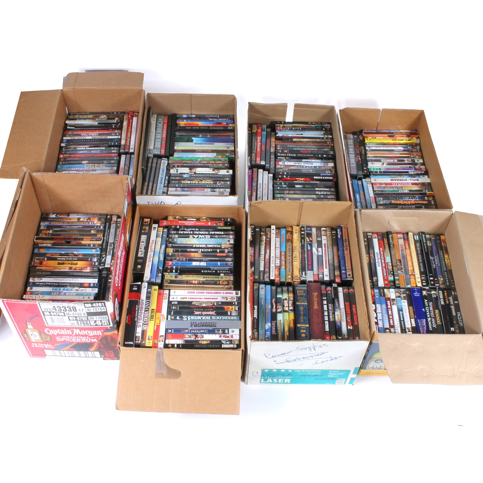 Approximately 250 Feature and Television DVDs | EBTH