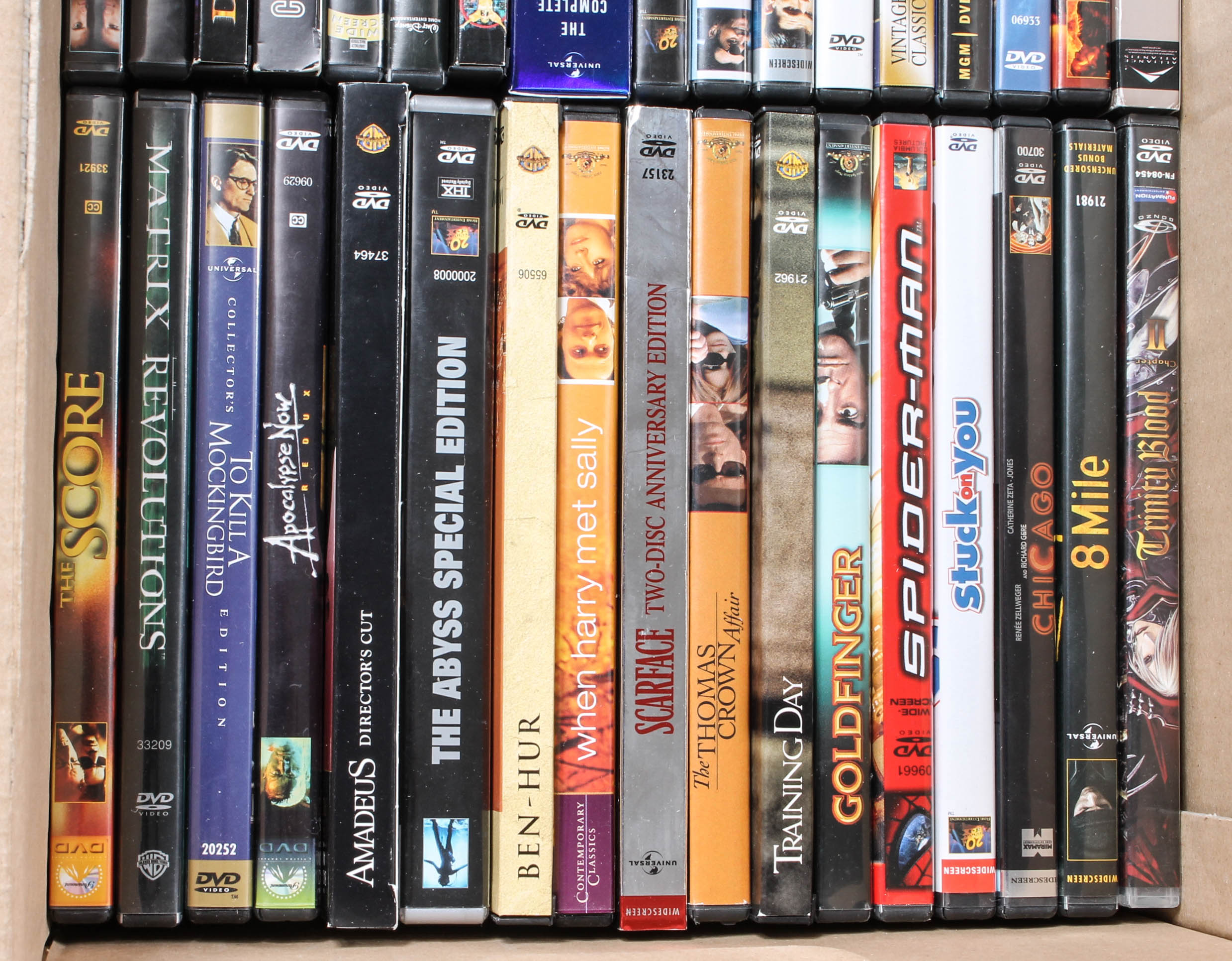 Approximately 250 Feature and Television DVDs | EBTH