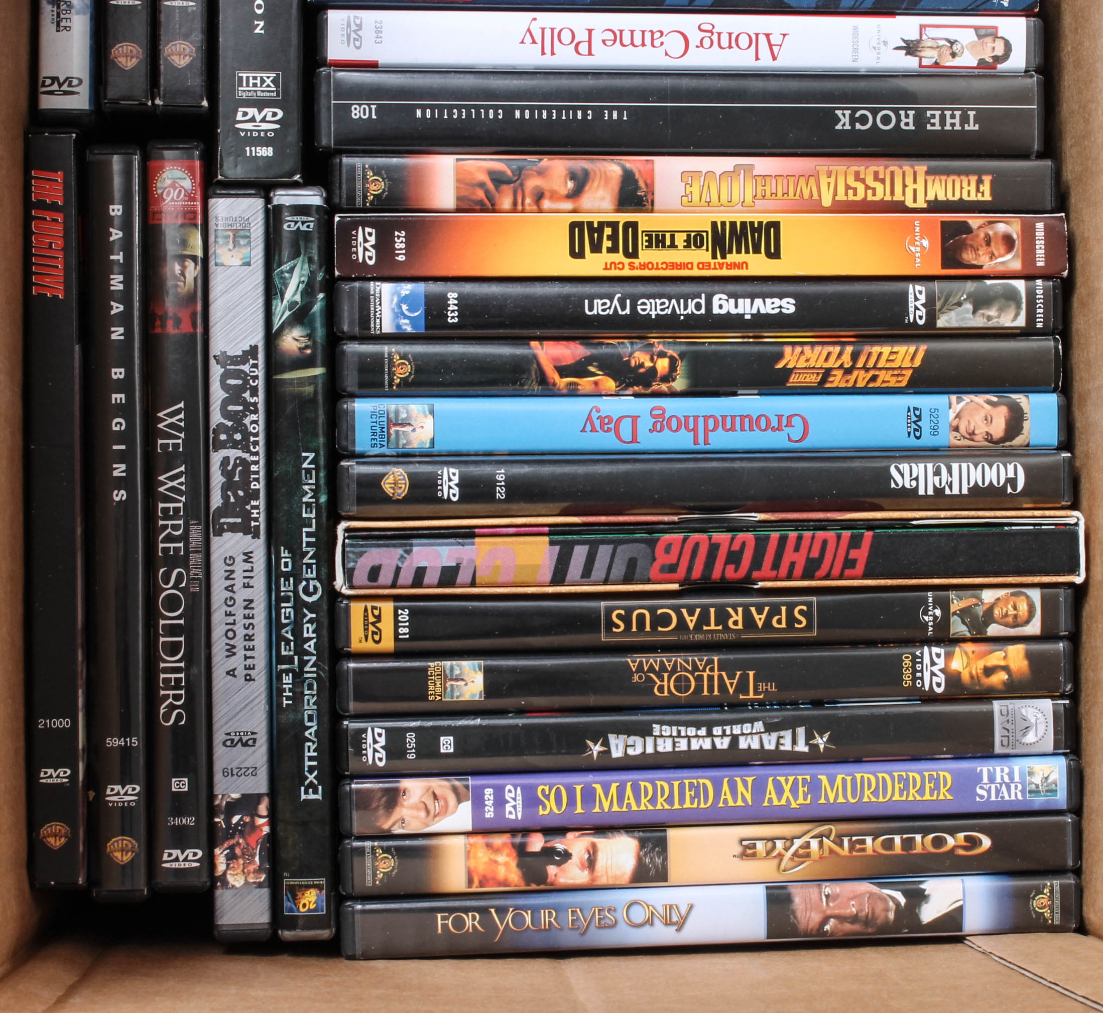 Approximately 250 Feature and Television DVDs | EBTH