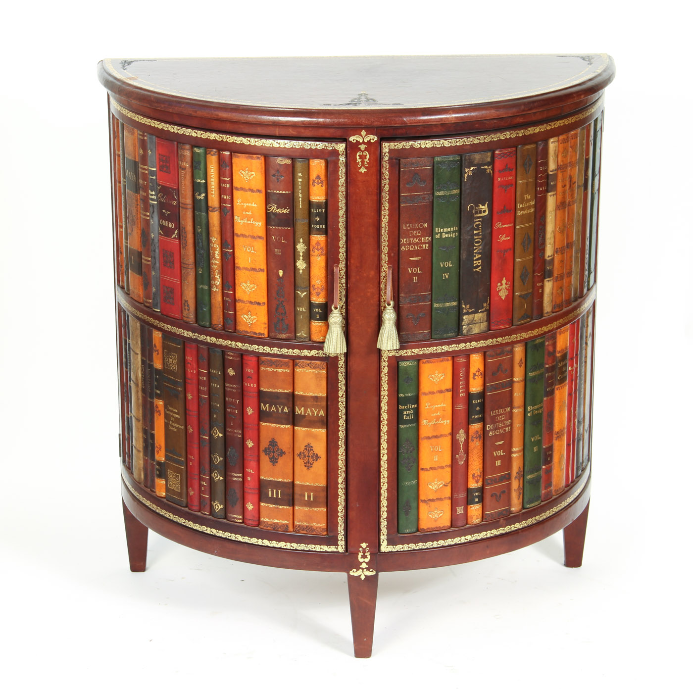 Library-Themed Console Cabinet by Decorative Craft's Inc. | EBTH