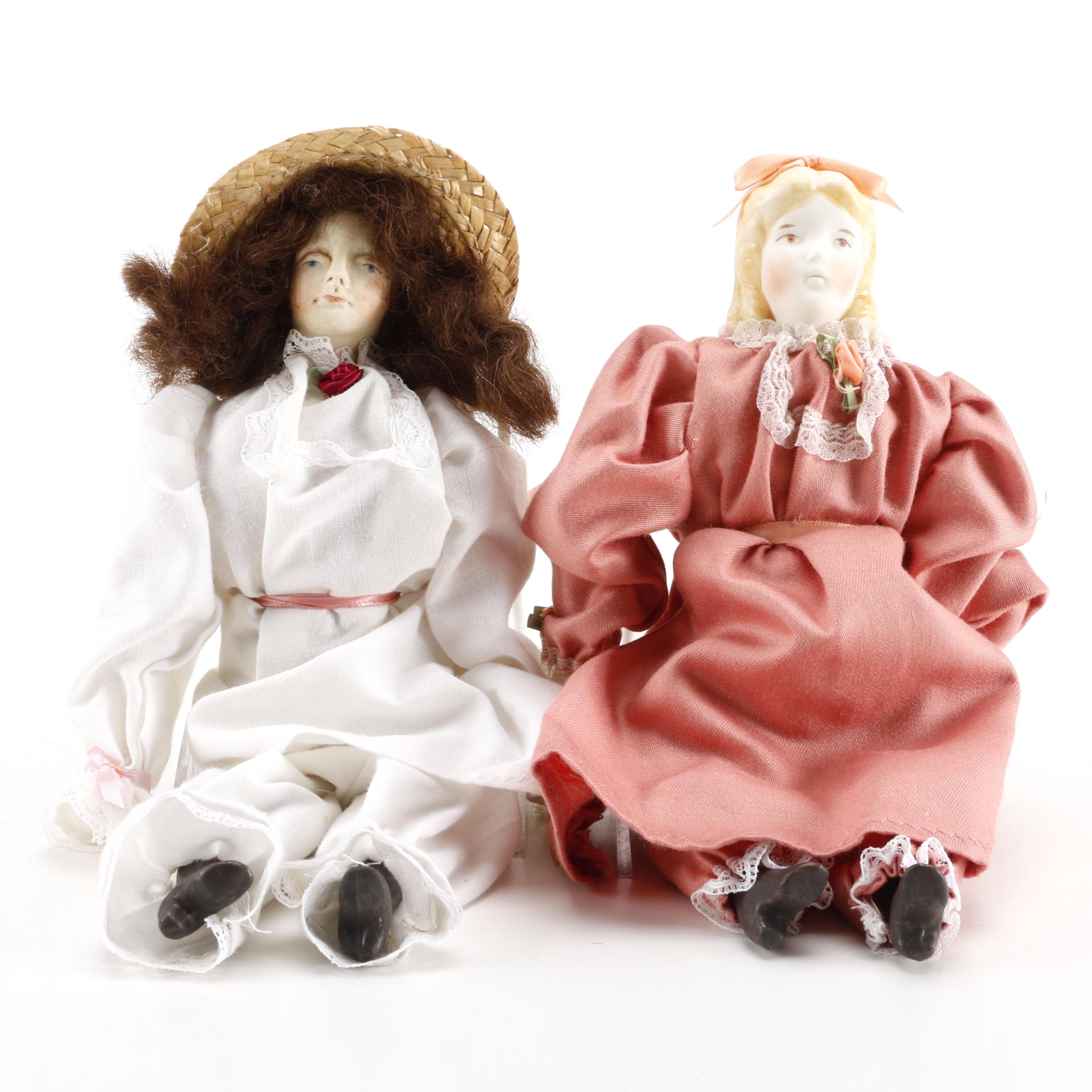 Antique Bisque Head Dolls By Francesca Doll Co | EBTH