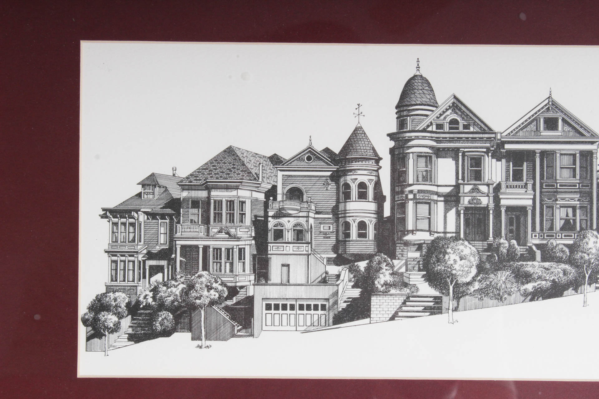Martin Tang Lithograph "Steiner St. San Francisco, CA" | EBTH