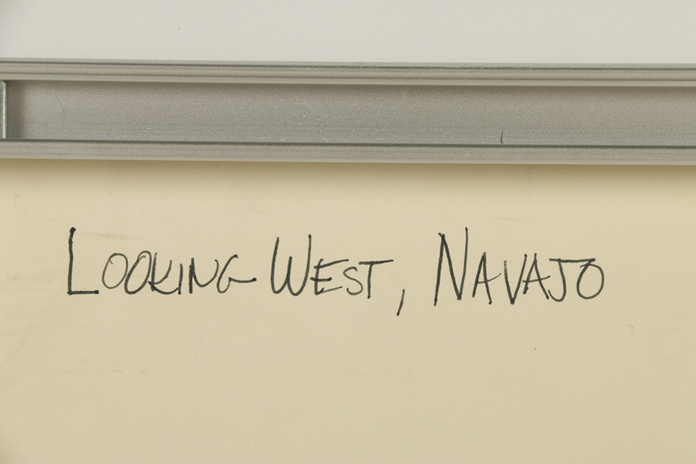Harold Larson Watercolor Painting on Paper "Looking West, Navajo" | EBTH