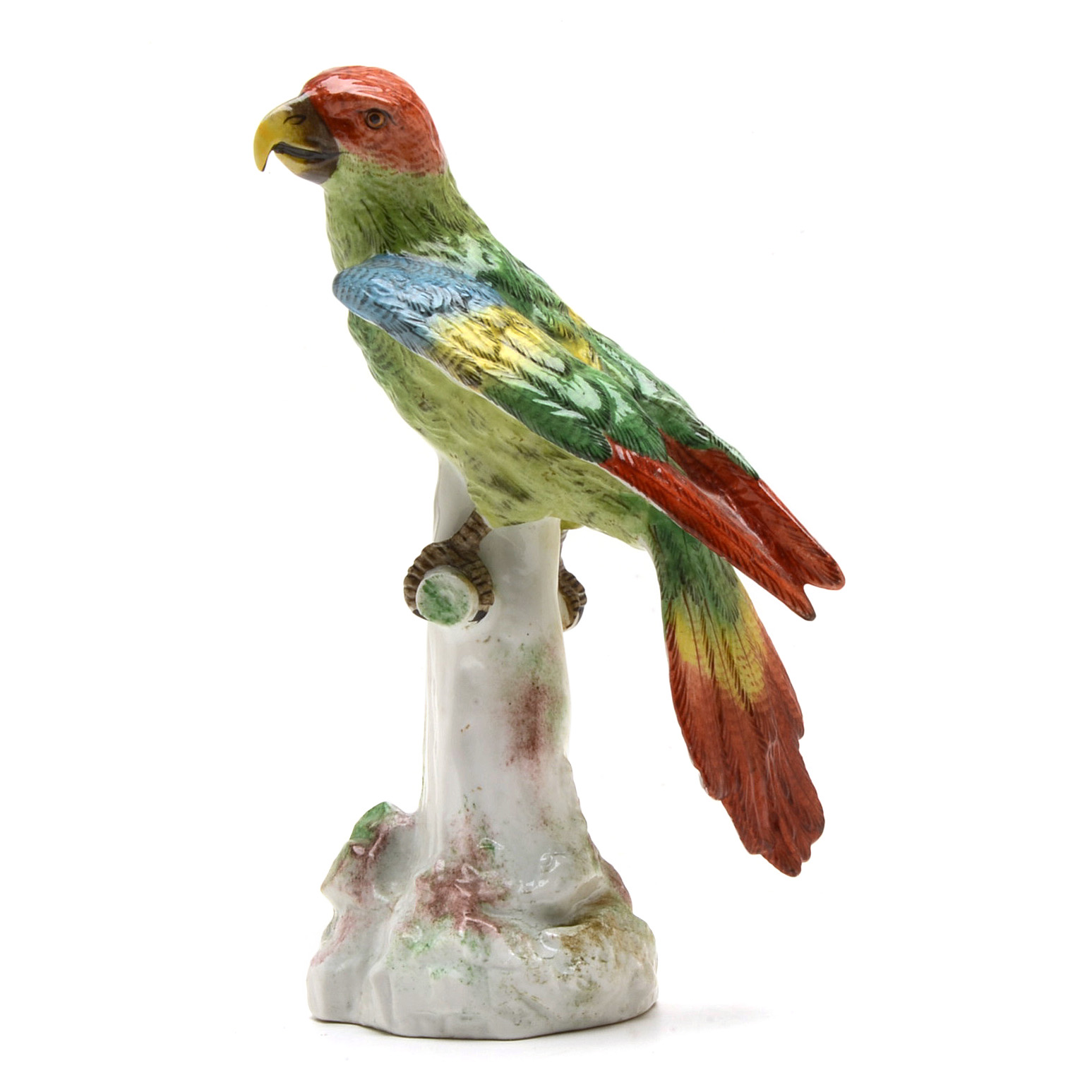 French Porcelain Parrot Figurine by Bloch & Bourdois | EBTH