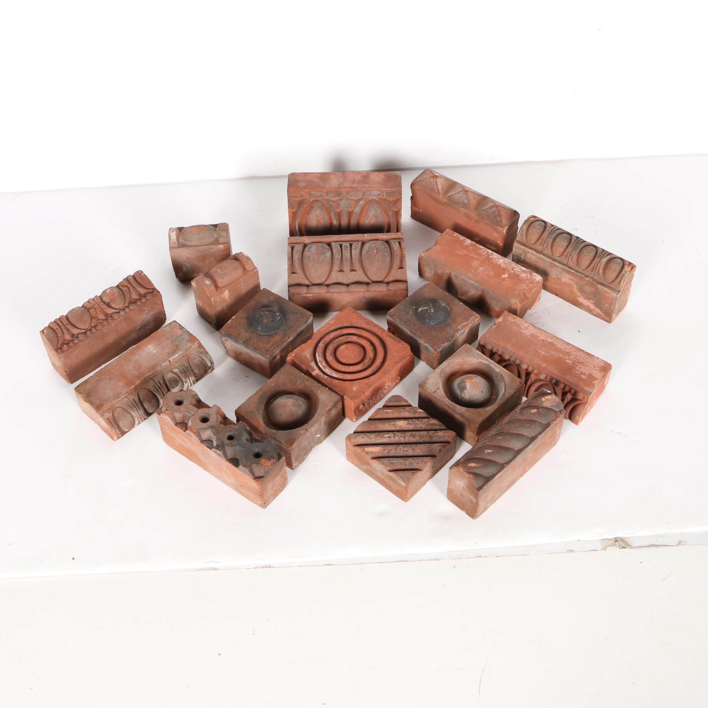 Decorative Molded and Burnt Clay Bricks | EBTH