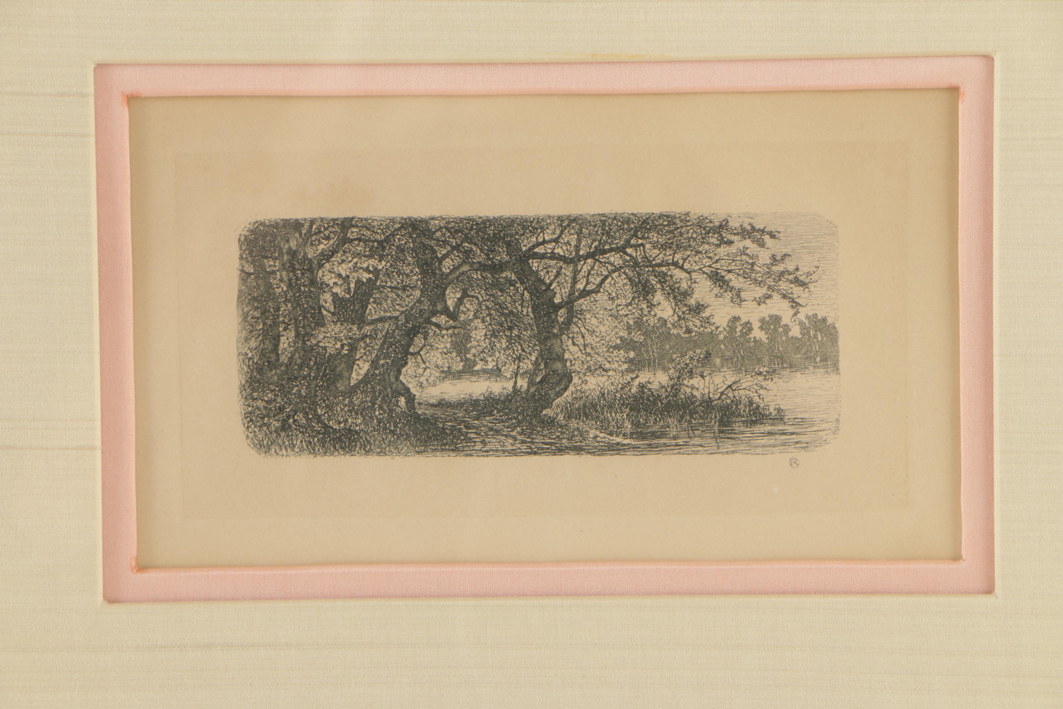 Carl Christian Brenner Landscape Etching | EBTH