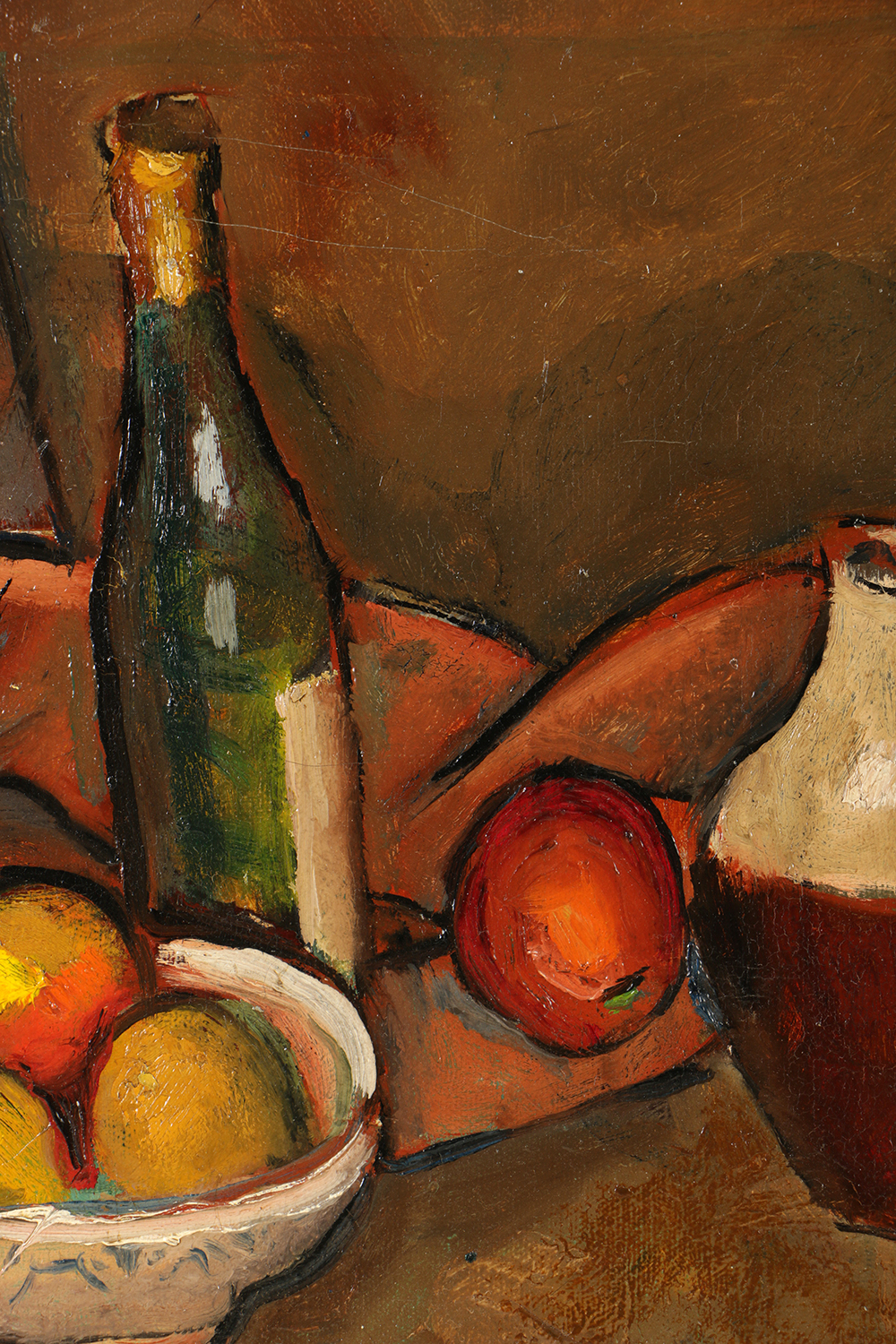 Edgar Yaeger Oil Painting on Canvas "Still Life with Jugs and Fru | EBTH