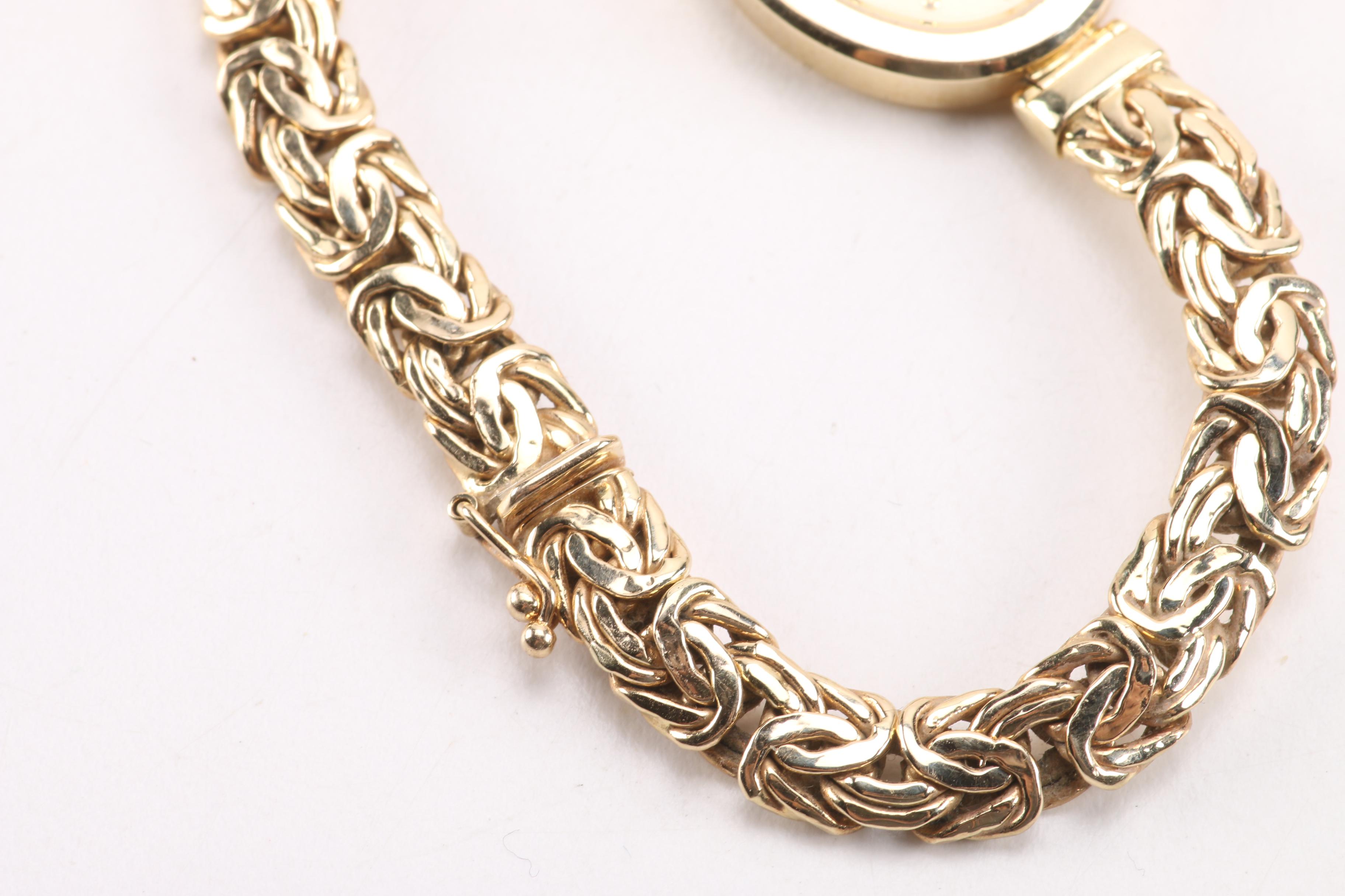 Michael Anthony 14K Yellow Gold Swiss Quartz Wristwatch | EBTH
