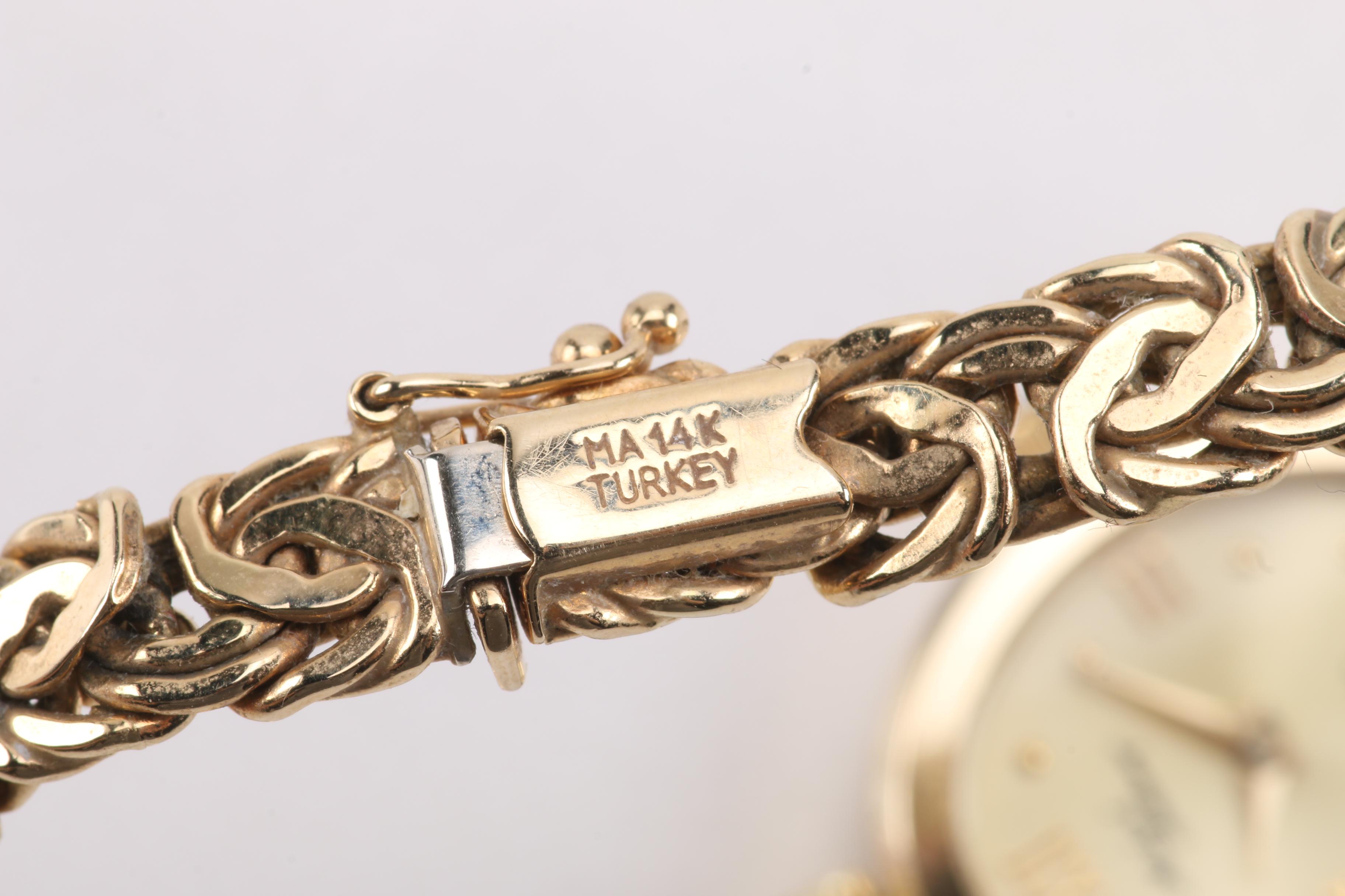 Michael Anthony 14K Yellow Gold Swiss Quartz Wristwatch | EBTH