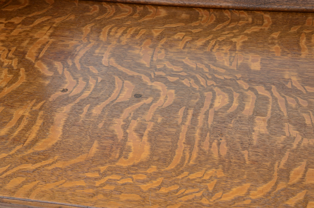 Antique Tiger Oak Sideboard | EBTH