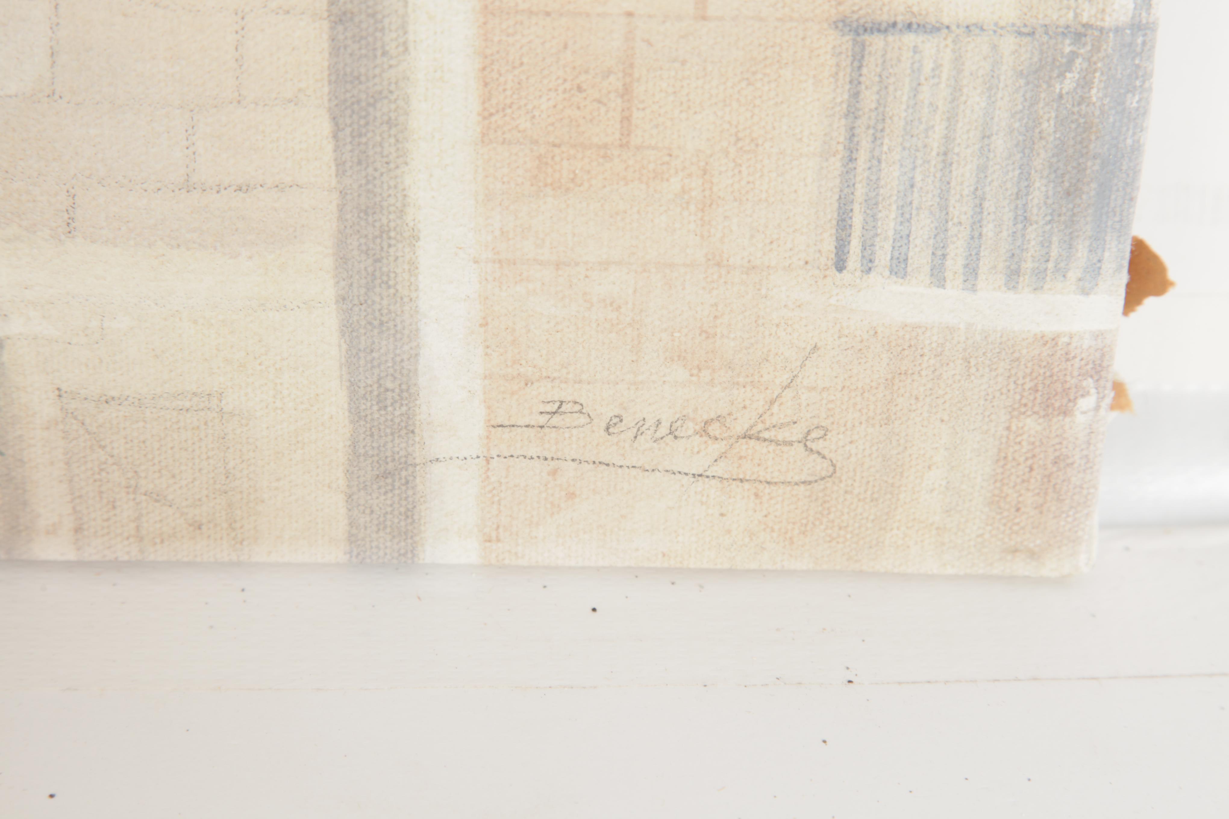 William Benecke Oil Painting on Canvas "Rue du Bac, Paris" | EBTH