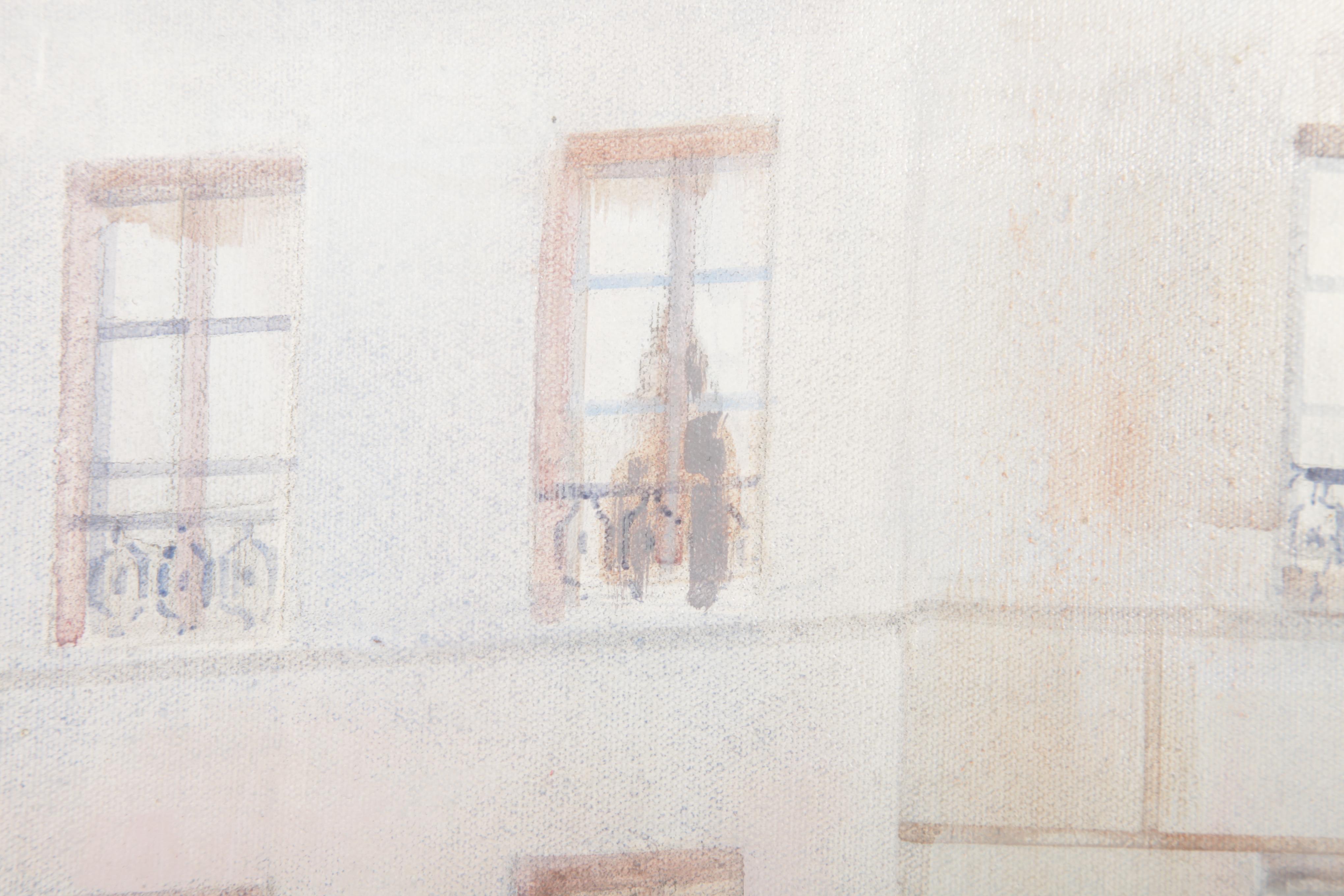 William Benecke Oil Painting on Canvas "Rue du Bac, Paris" | EBTH