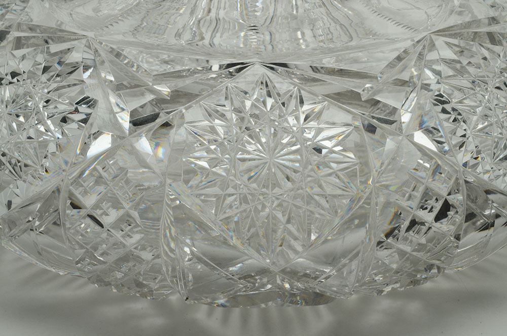 Libbey American Brilliant Cut Glass "Empress" Flower Center | EBTH