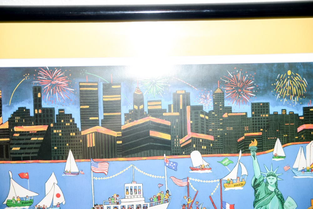 Signed Print Pat Singer's New York | EBTH