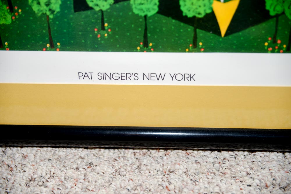 Signed Print Pat Singer's New York | EBTH
