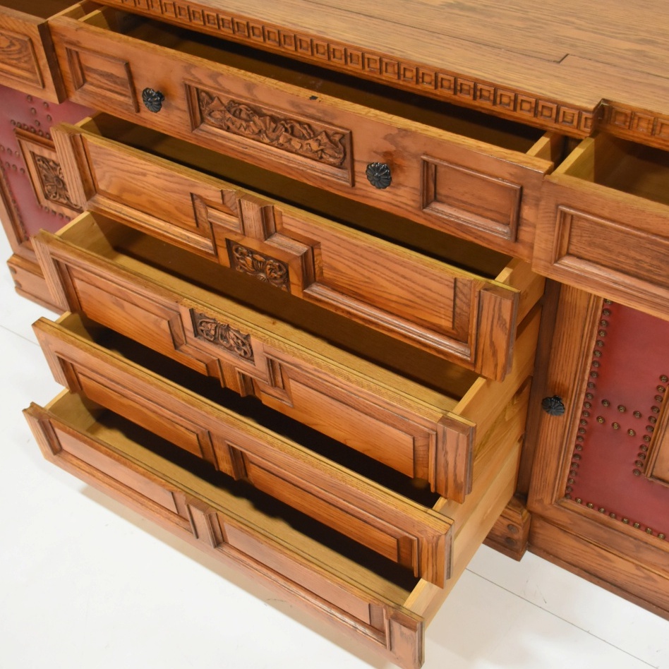 Romweber "Cobblestone" Viking Oak Buffet | EBTH