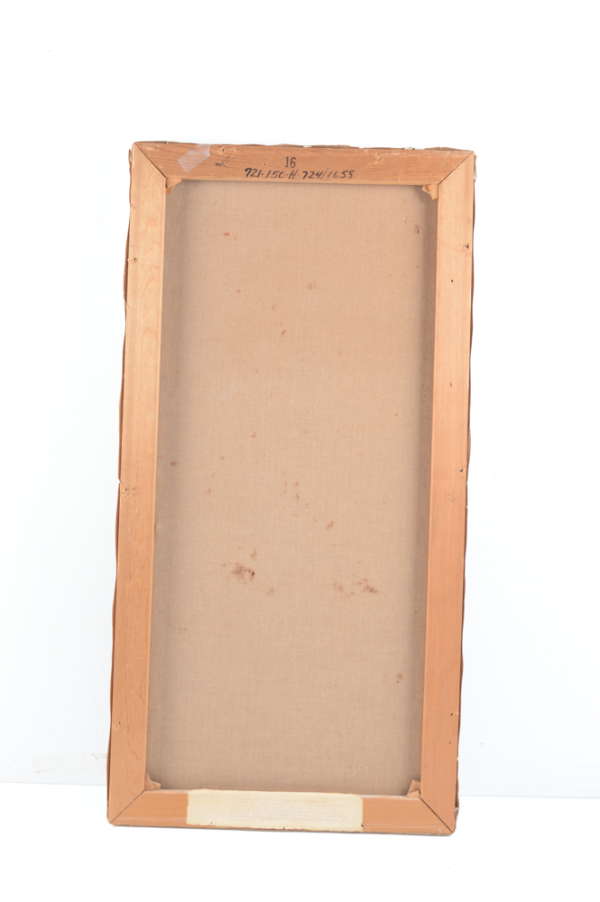 Original Leo Ritter Oil on Canvas Floral Still Life | EBTH