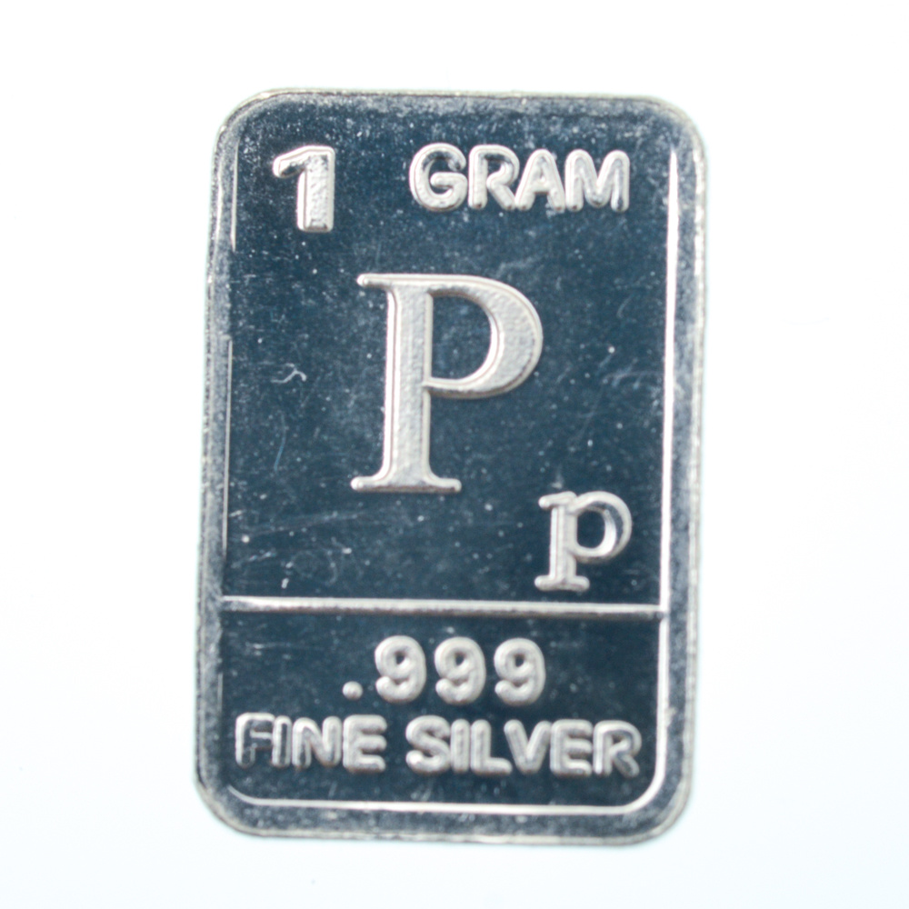 "Alphabet" .999 Fine Silver 1 Gram Bar | EBTH