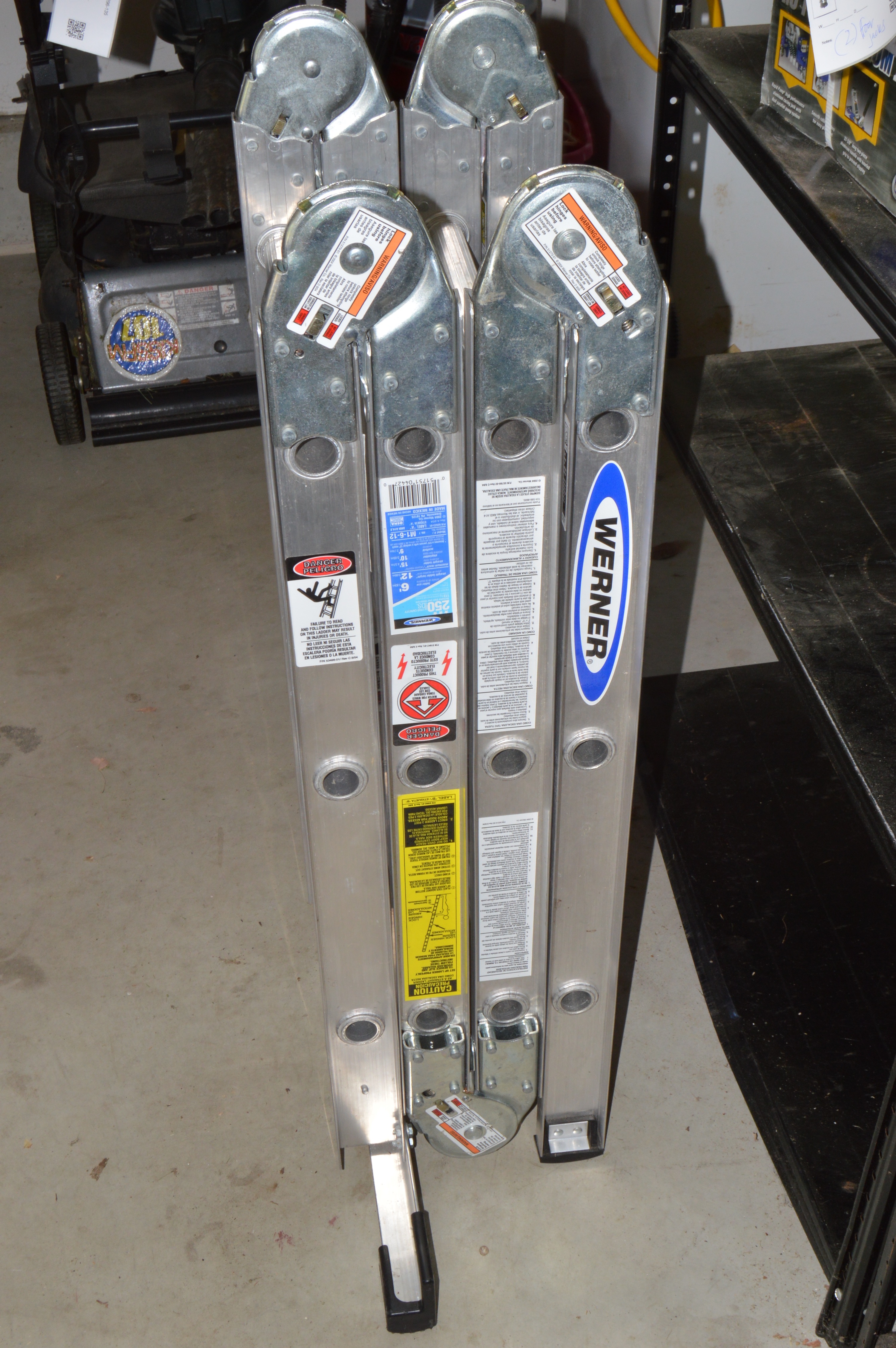 Convertible 12' Extension Ladder and Ladder Stabilizer by Werner | EBTH