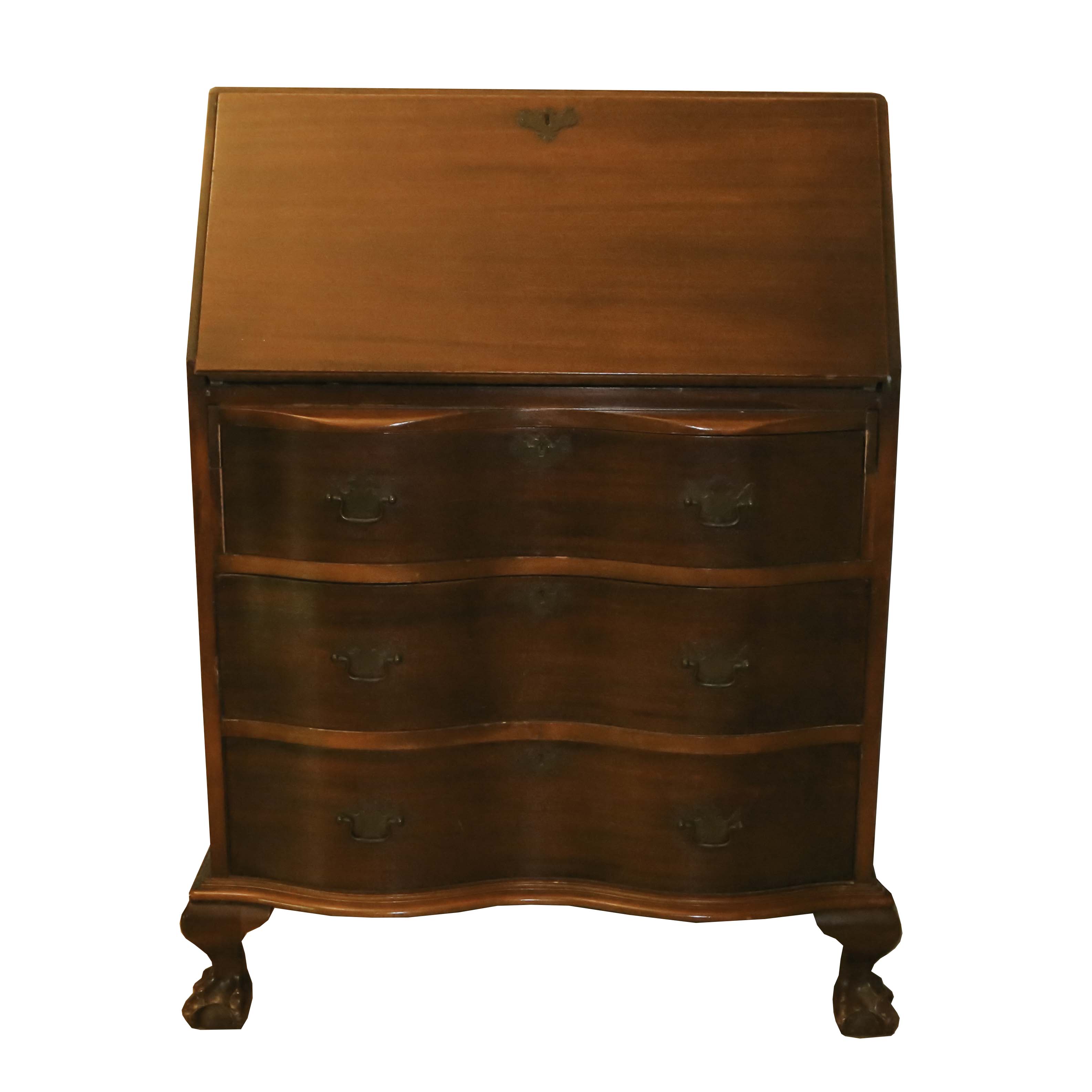 Antique Mahogany Governor Winthrop Desk | EBTH