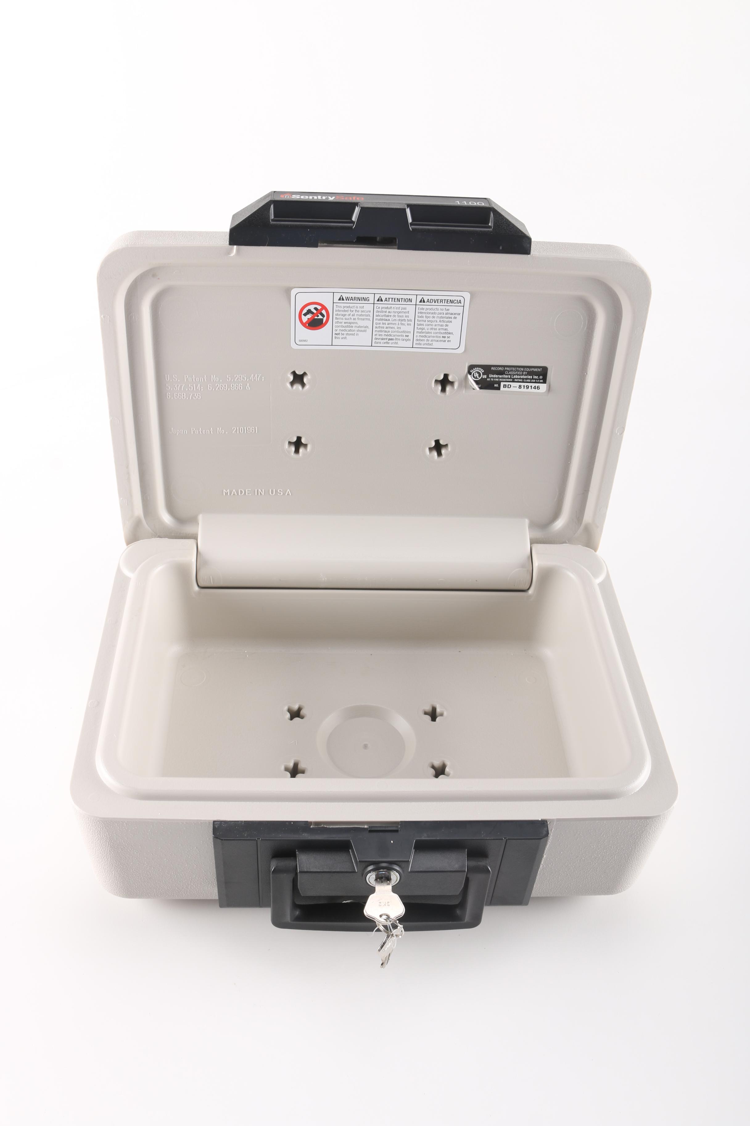 Sentry Safe 1100 Fire-Proof Security Chest | EBTH