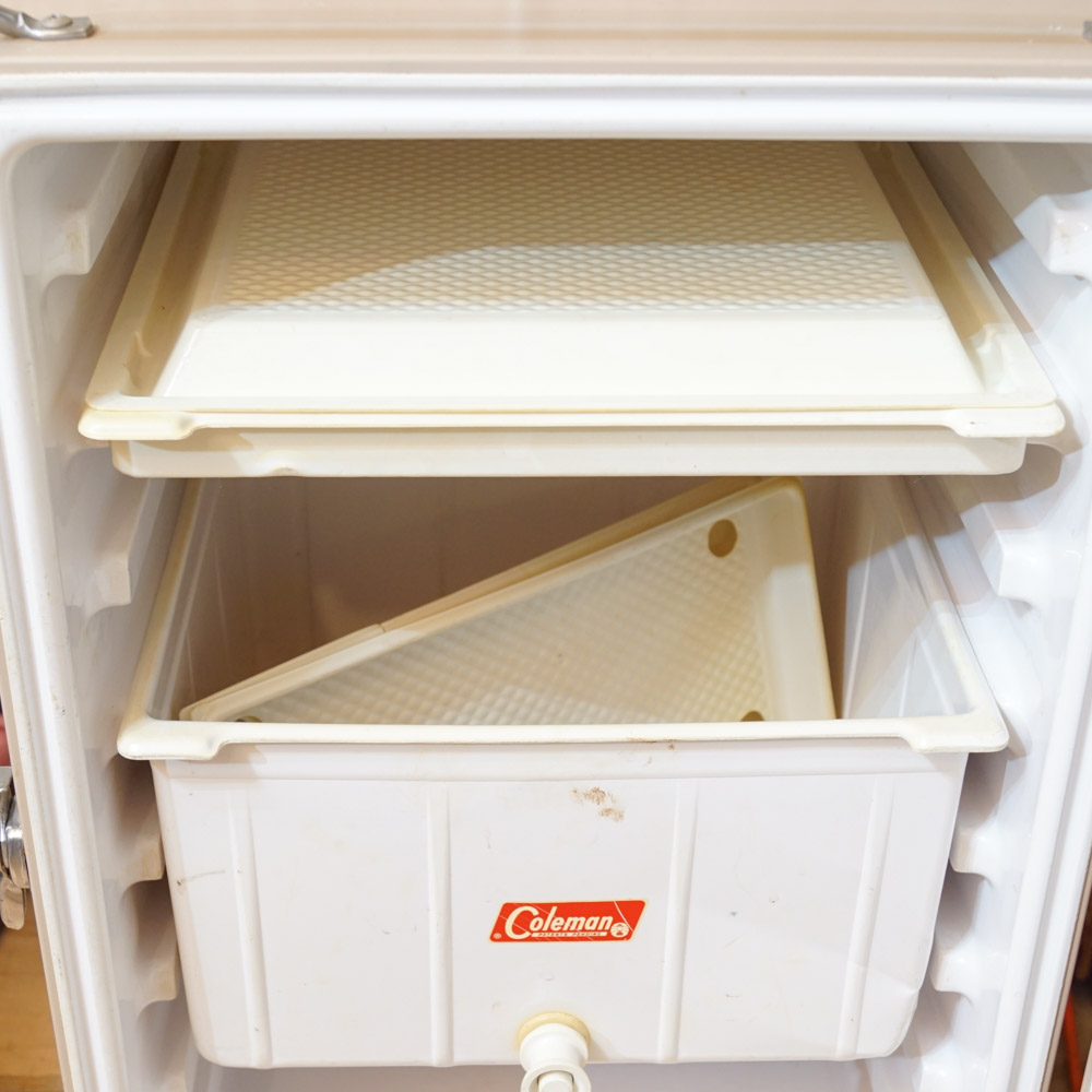 Coleman Upright Camper Icebox Style Cooler | EBTH