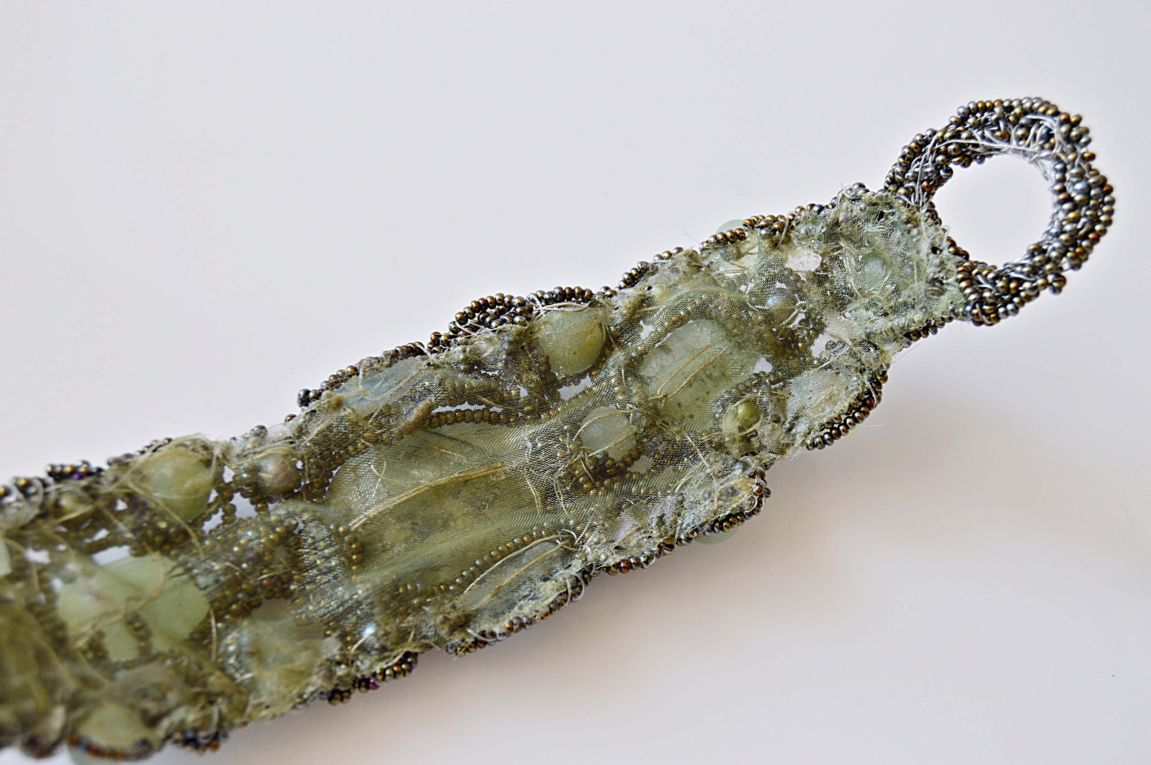 Two Beaded Stone Cuffs by Ronni Simon | EBTH