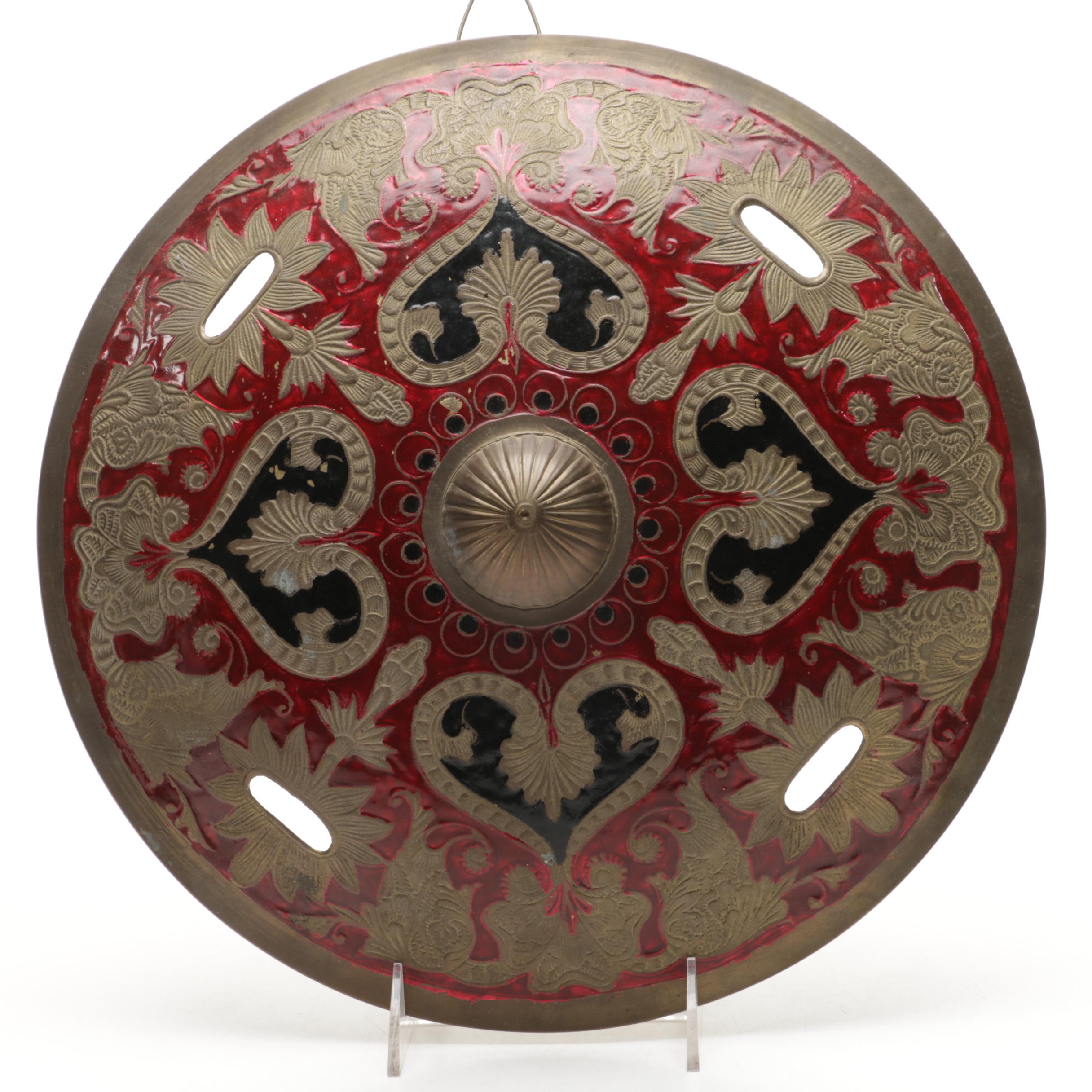 Decorative Metal Wall Hanging of Shield & Swords | EBTH