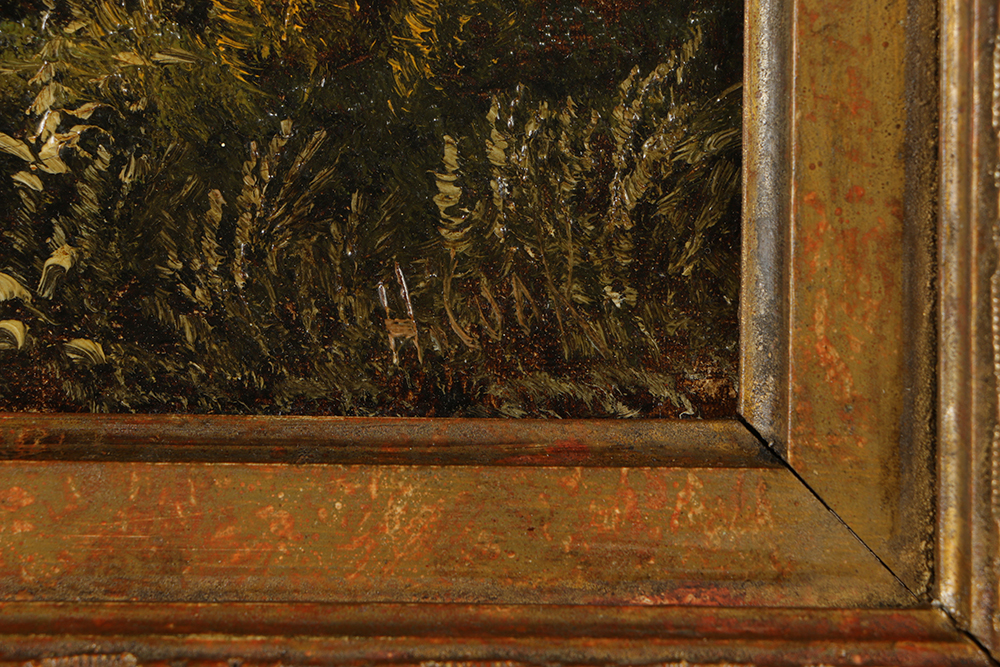 H. Cook Oil Painting on Canvas of Village Landscape | EBTH