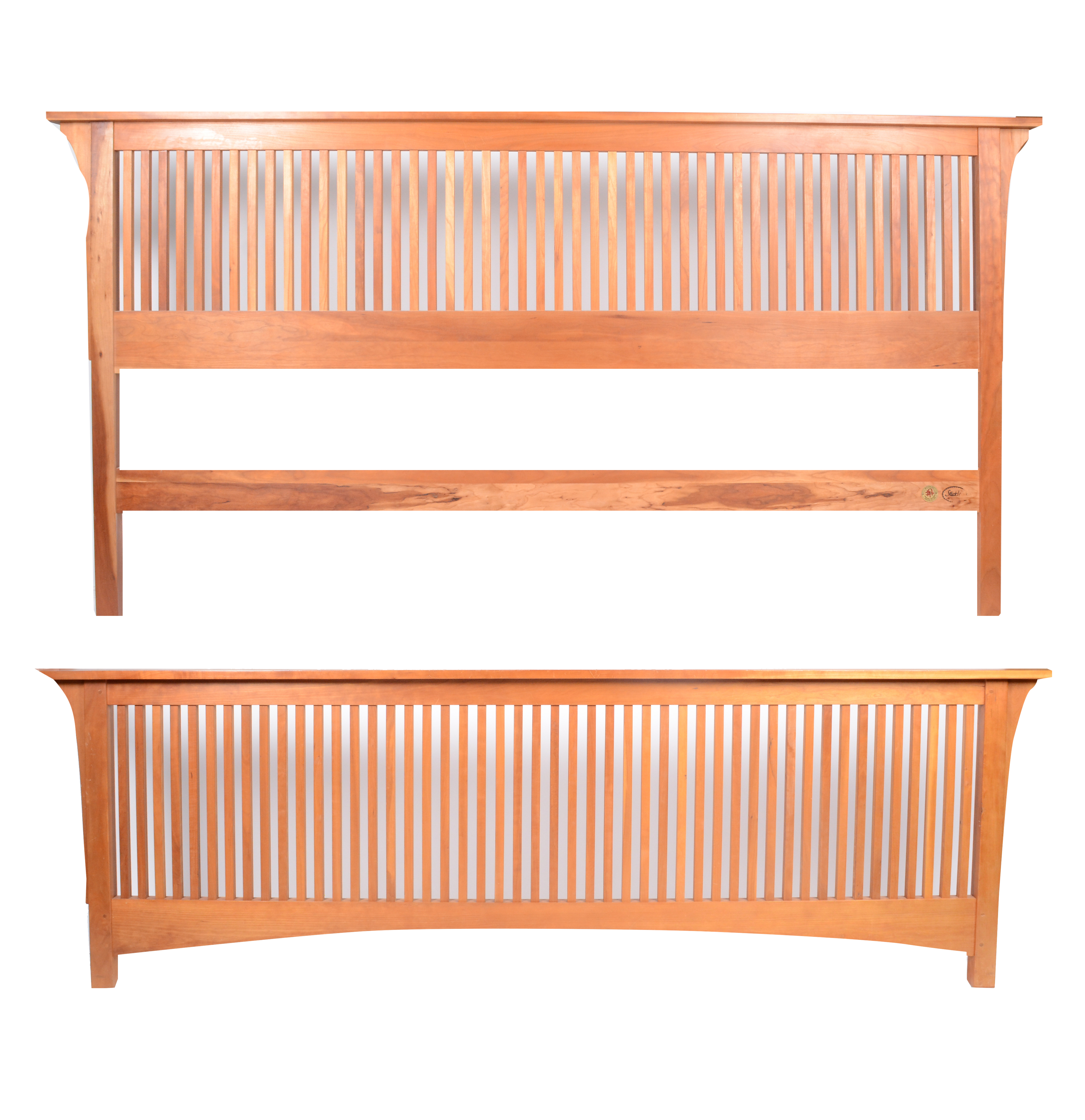 Mission Style King Size Bed Frame by Stickley Furniture | EBTH