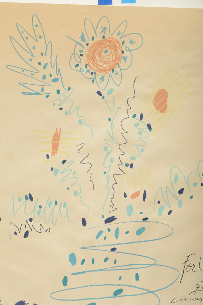 Lithographic Poster After Pablo Picasso "Bonne Fete" | EBTH