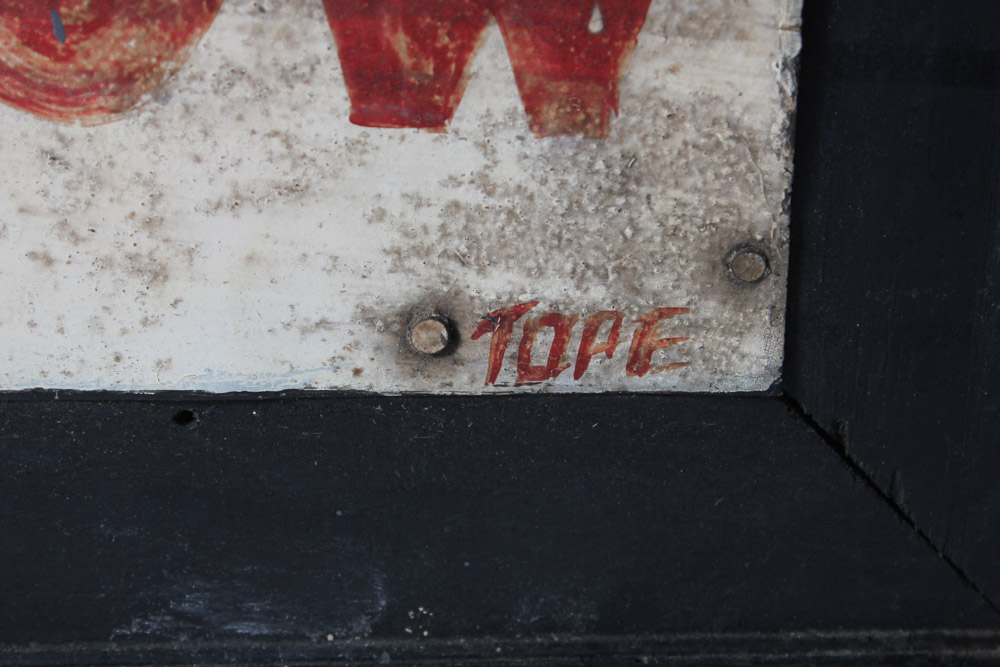 Handpainted Tin Sign | EBTH