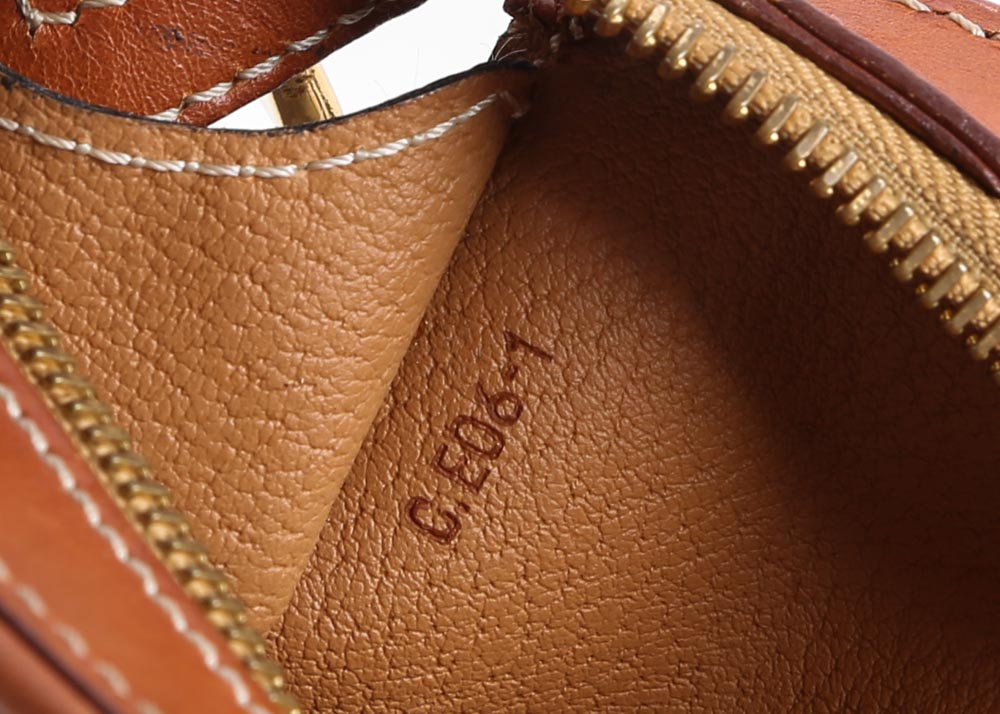 Celine Paris Signature Monogram Leather Handbag | EBTH