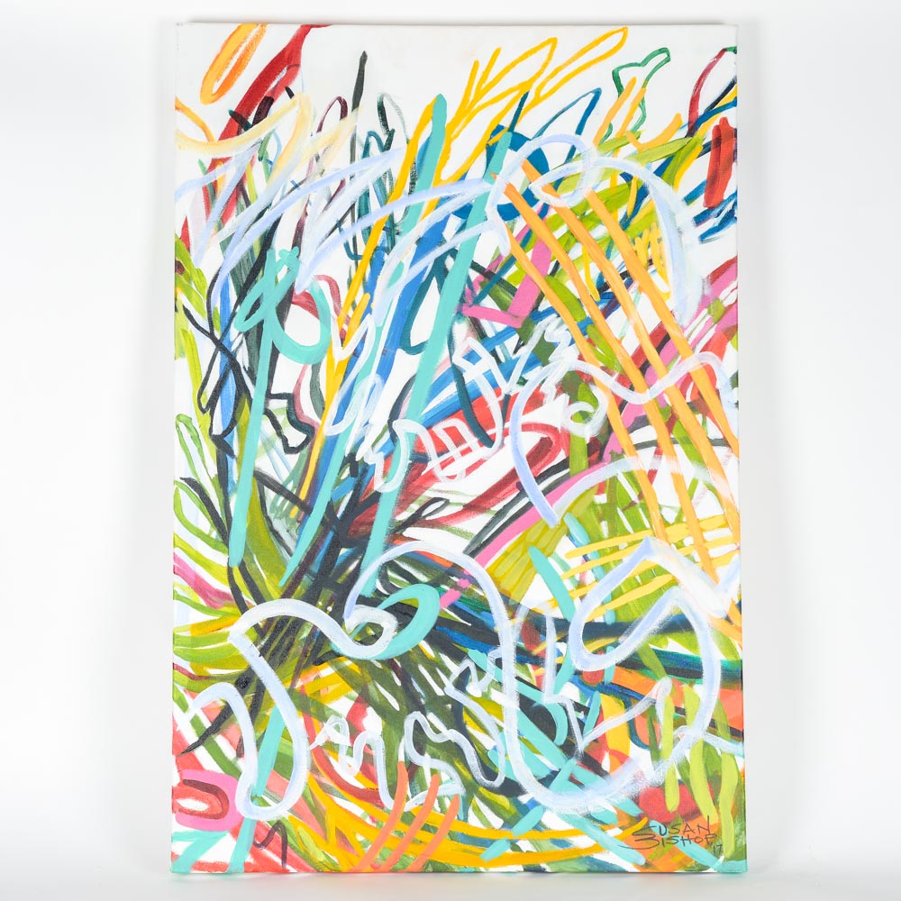 Susan Bishop Painting "Keep Dancing II" | EBTH