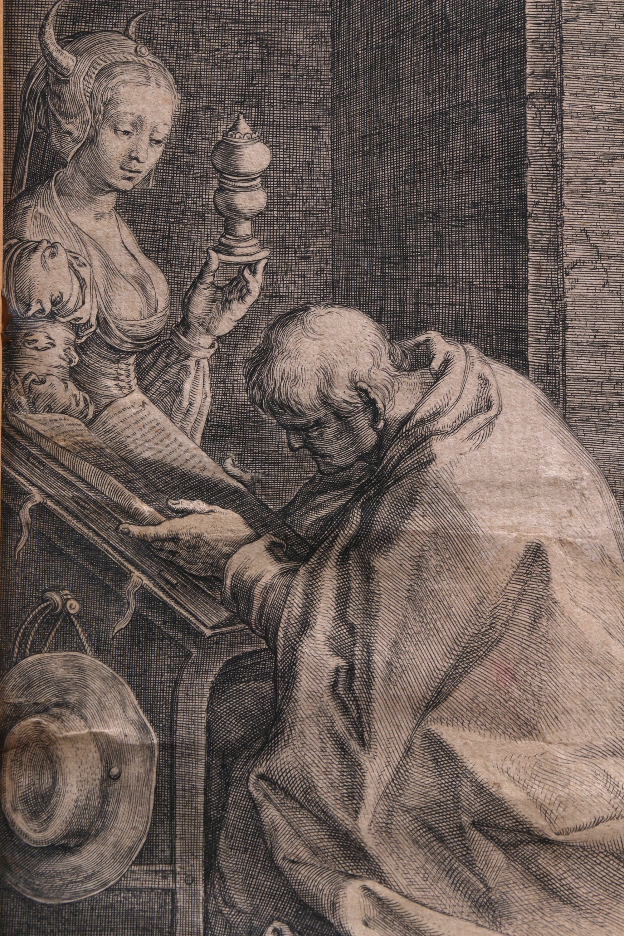 Monogrammed Old Master Print and Other Intaglio Prints of Various ...