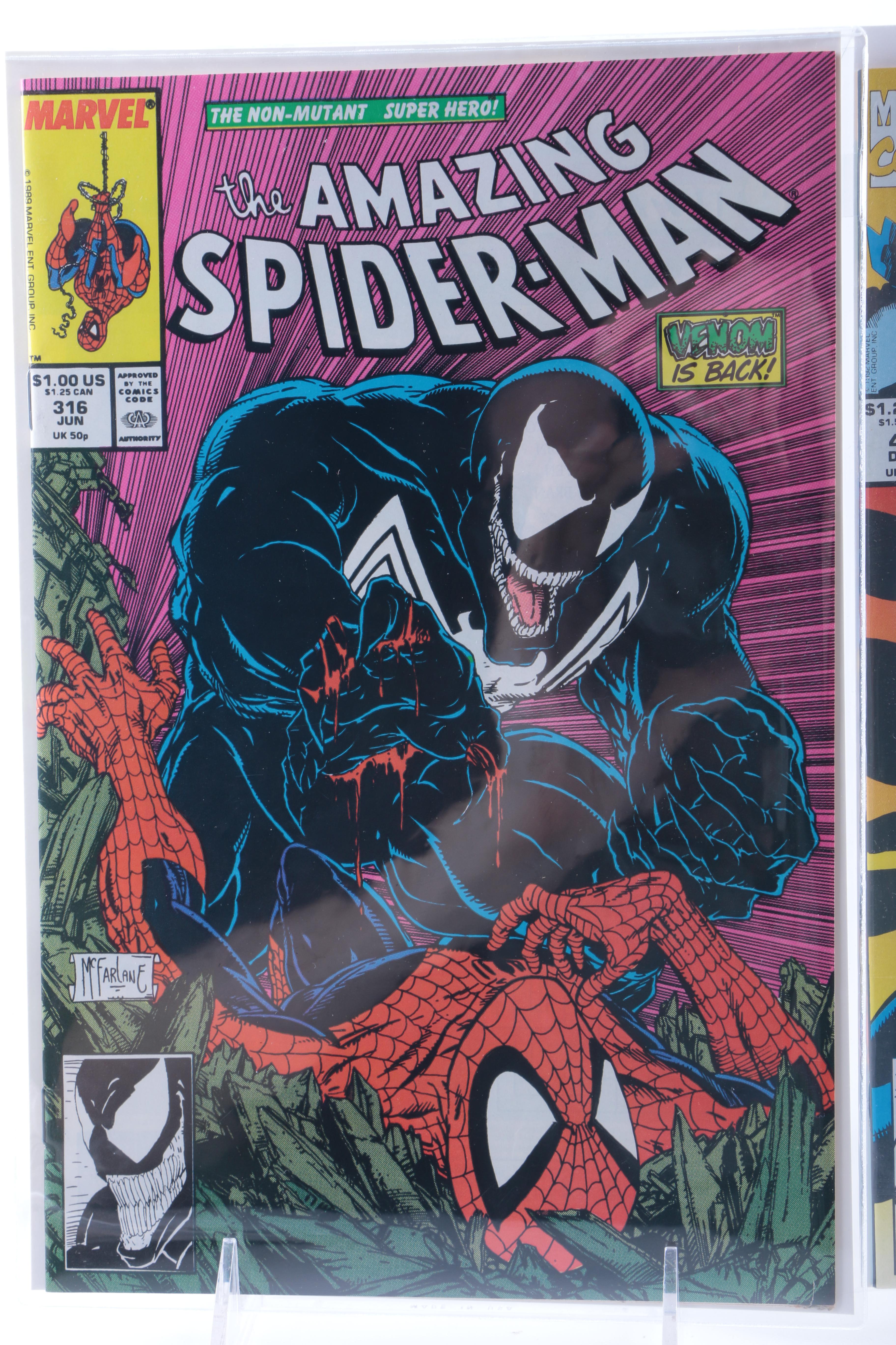 Marvel Comics Featuring First Appearance of Venom Symbiote Suit and ...