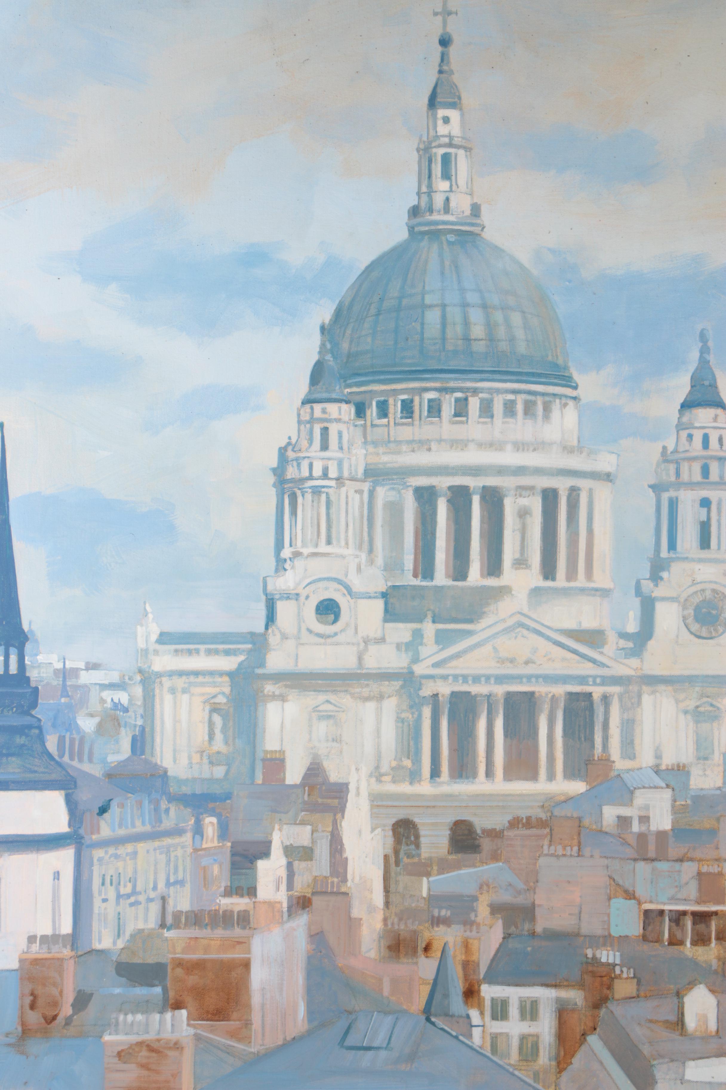 William Benecke Original Oil Painting Of Domed Building | EBTH