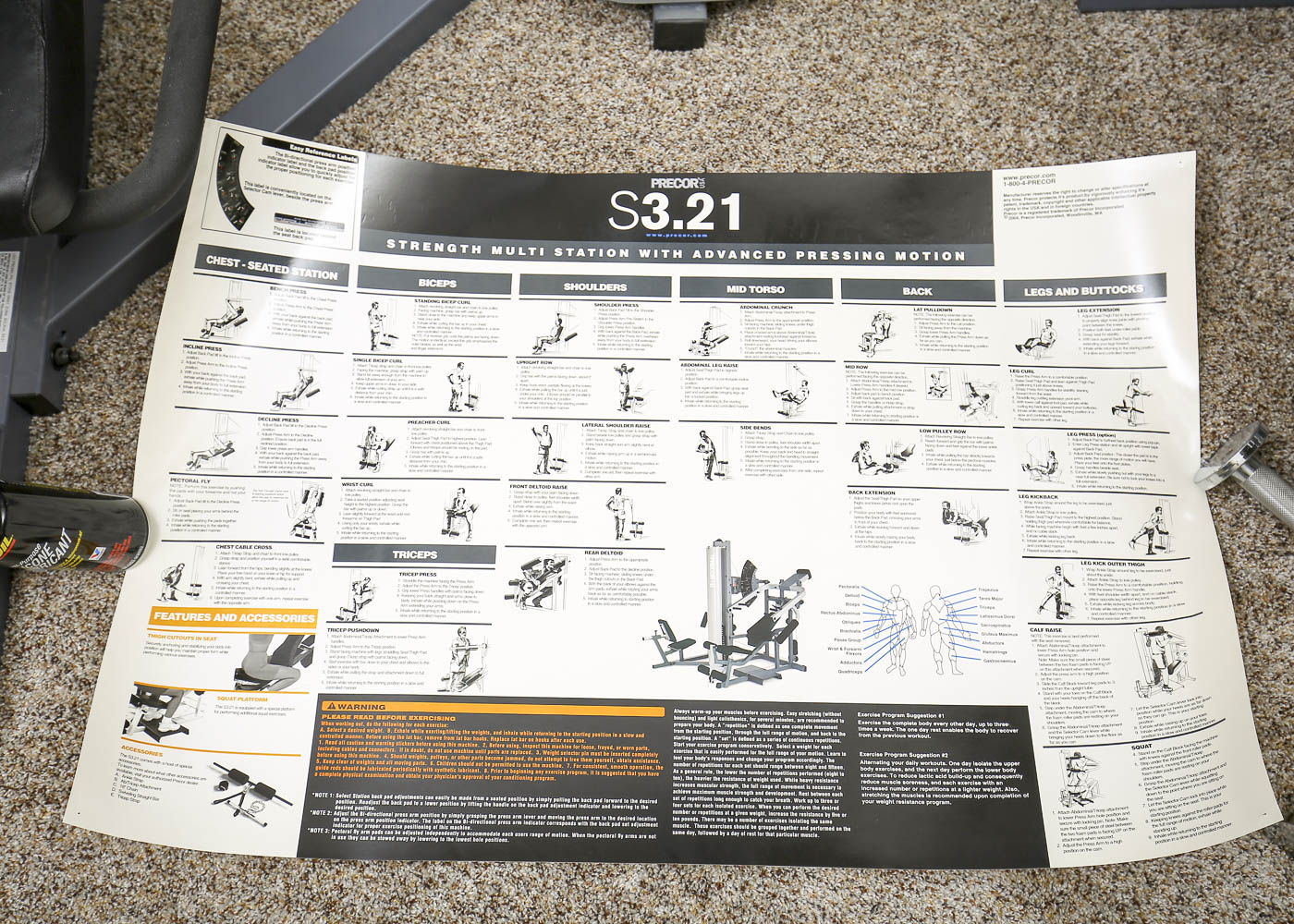 Precor USA S3.21 Home Strength Trainer | EBTH
