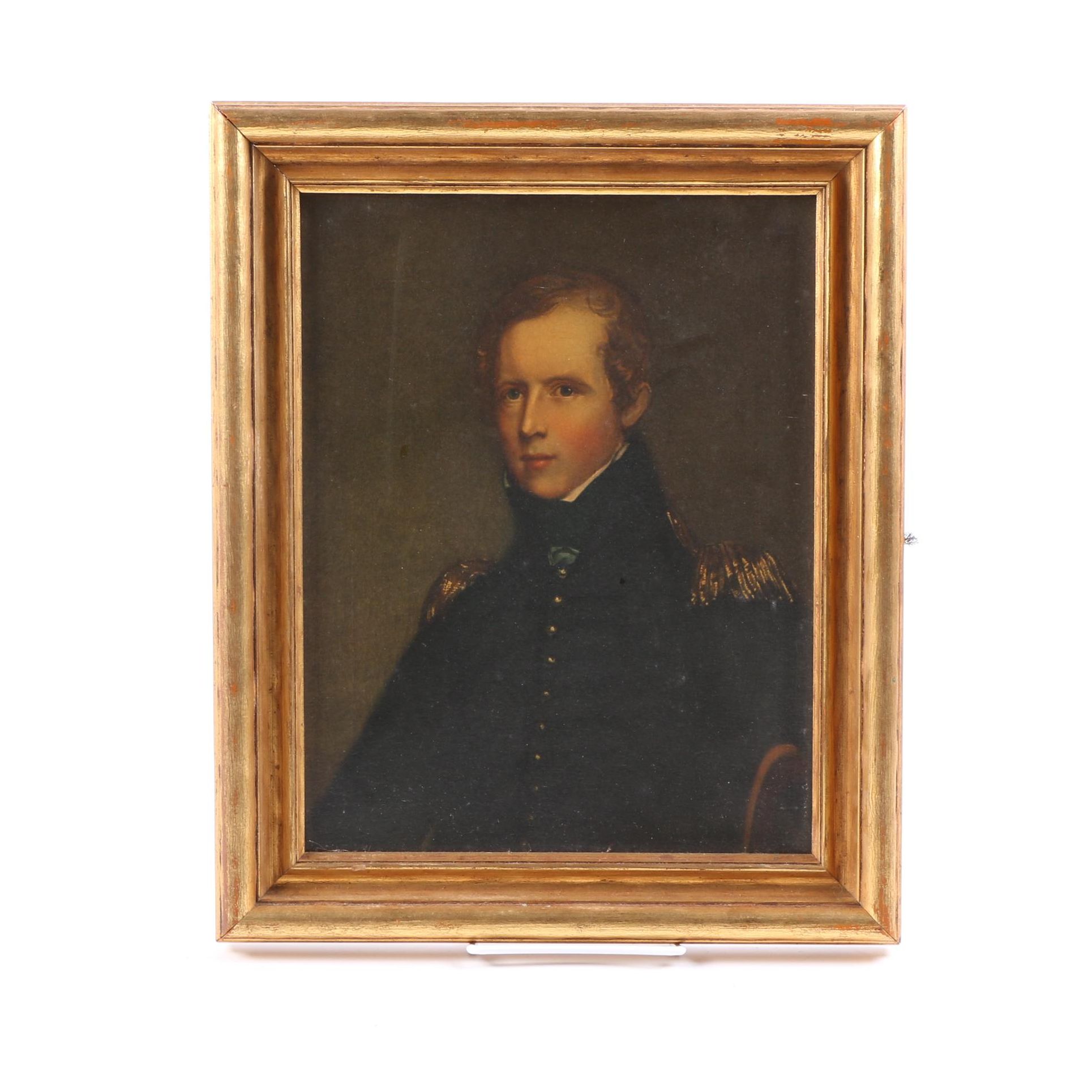 After Thomas Sully Offset Lithograph on Board "Major John Biddle" | EBTH